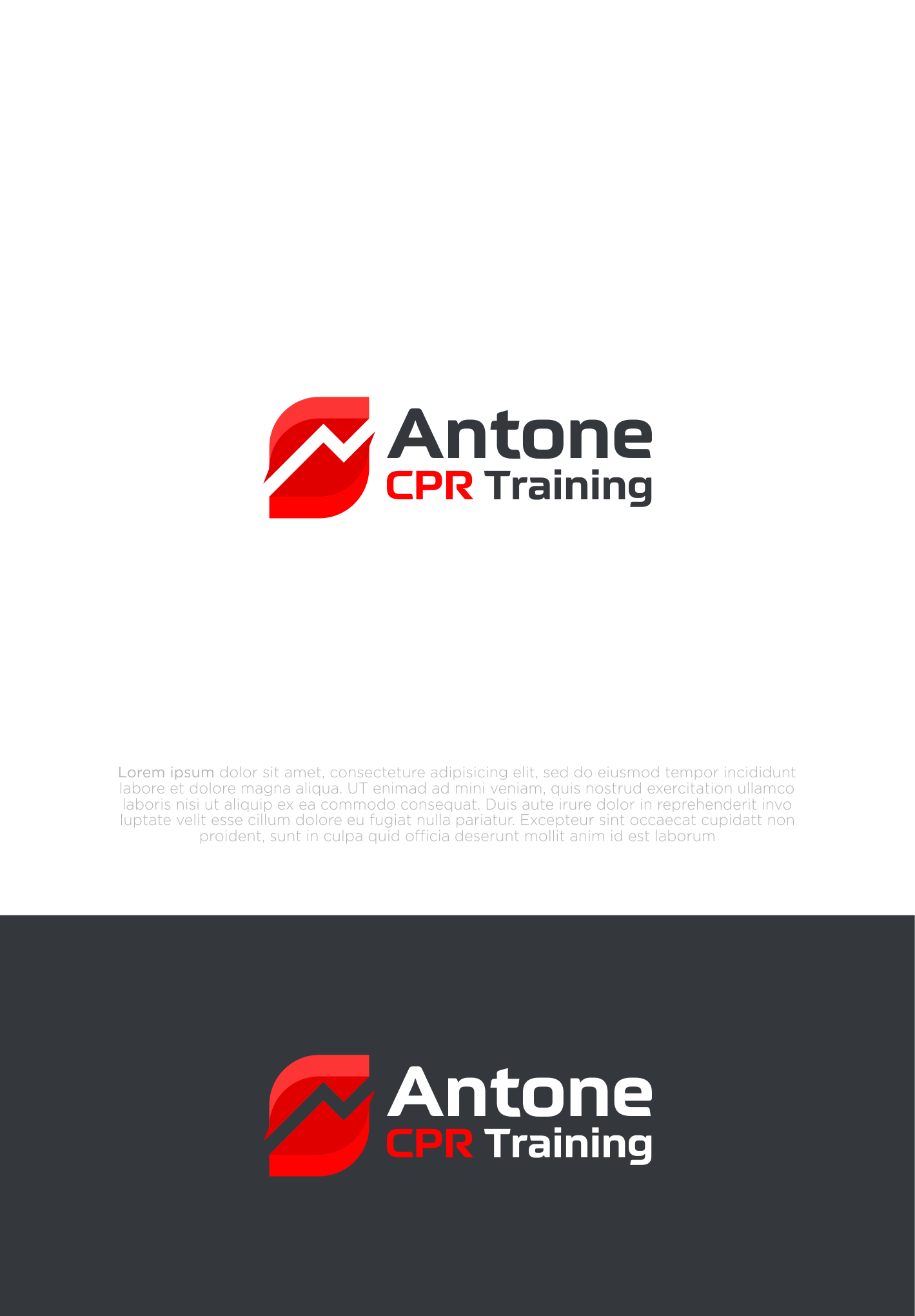Conservative, Bold Logo Design for Antone CPR Training by cindaku ...