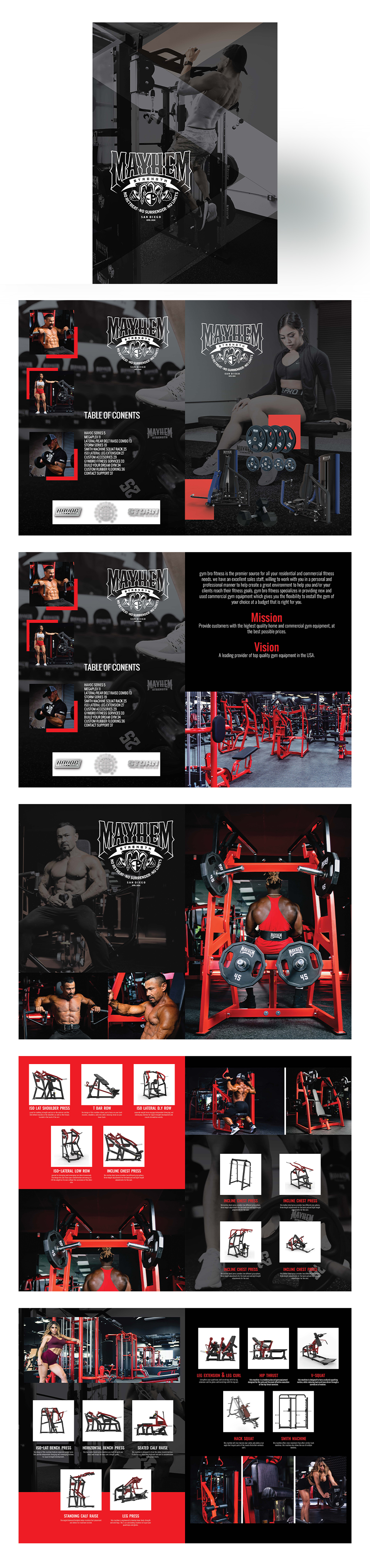 Bold, Traditional, Manufacturing Flyer Design for Mayhem Strength LLC ...