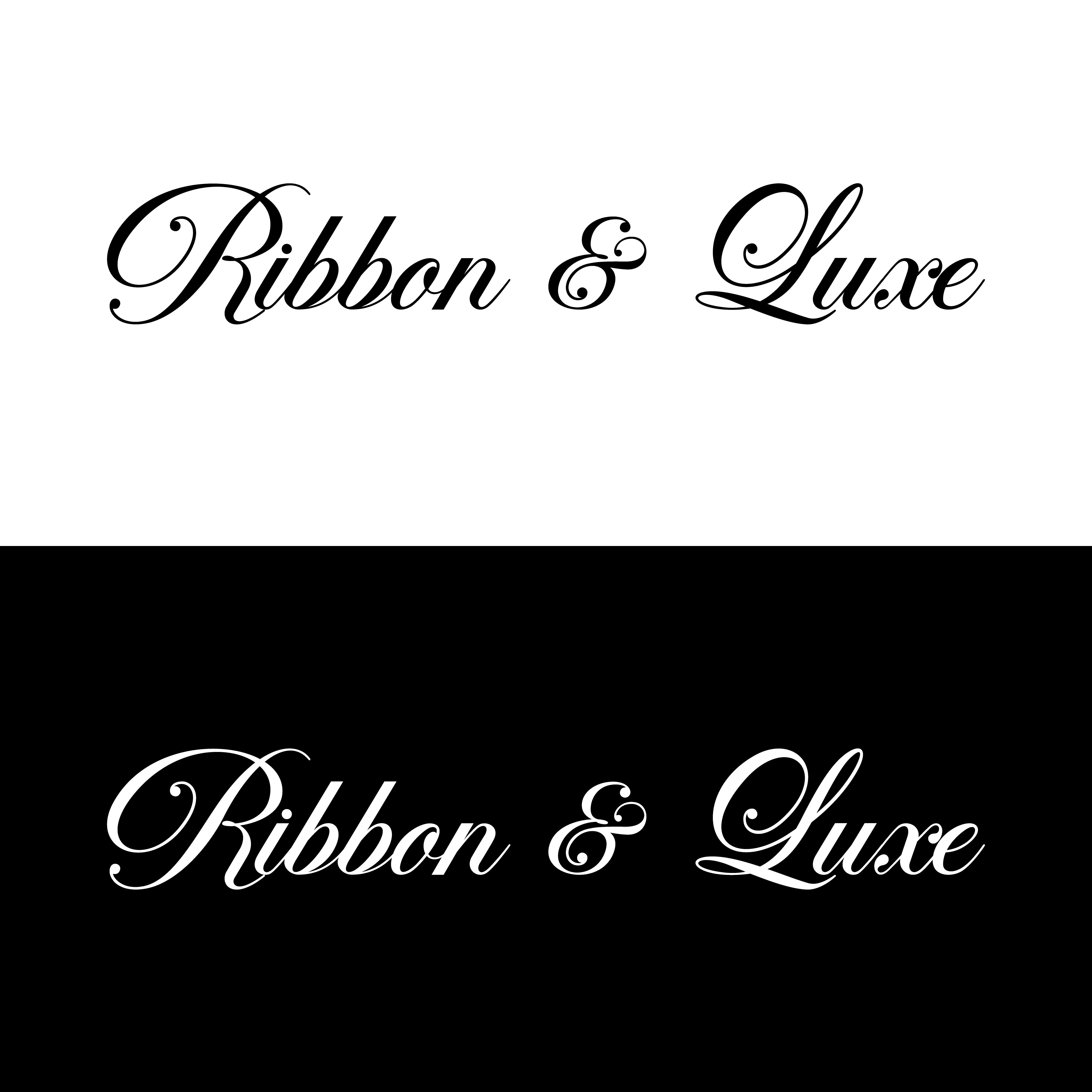 Professional, Upmarket Logo Design for Ribbon & Luxe OR Ribbon and Luxe by AKTech | Design #32504717