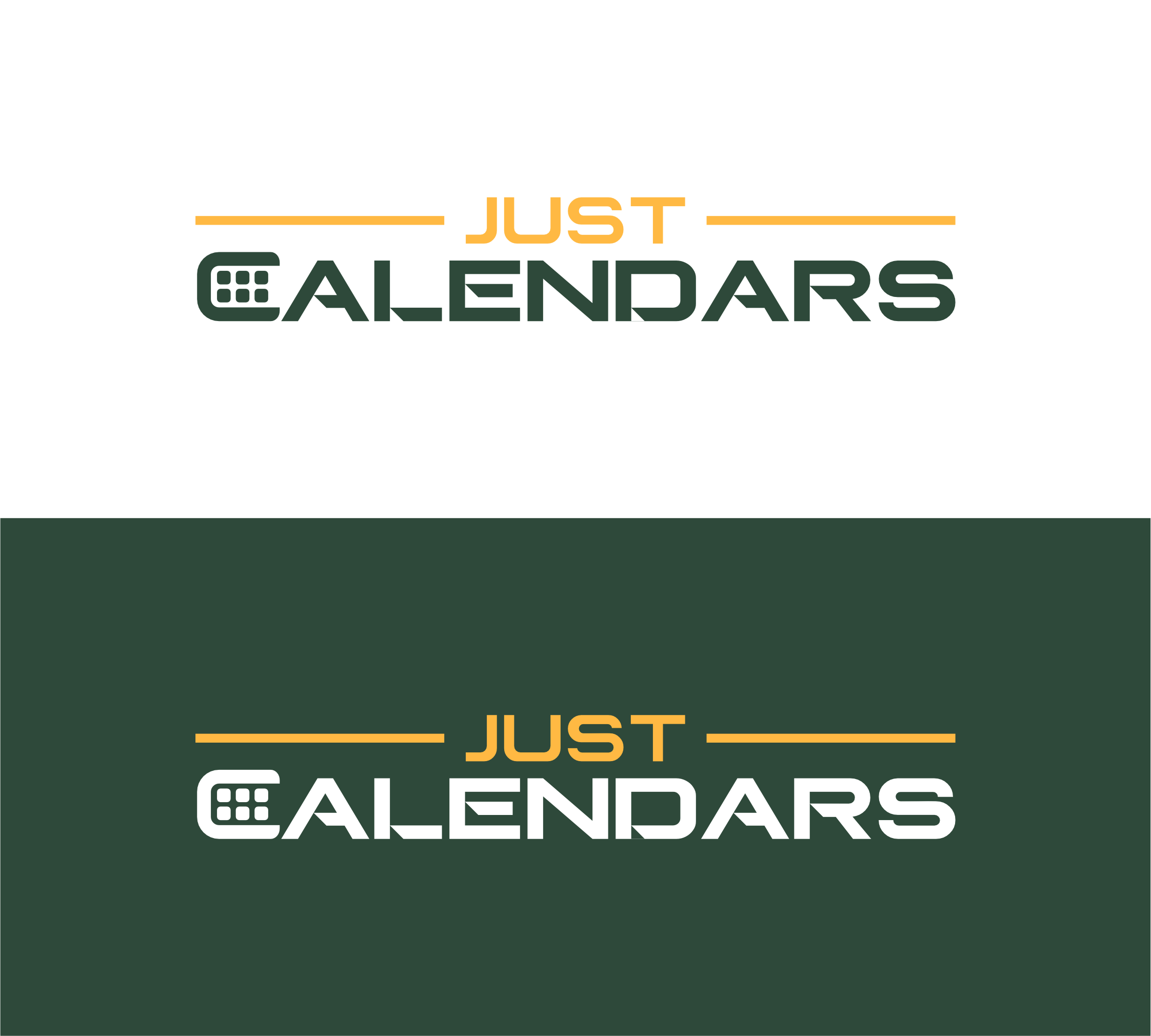 Professional, Bold Logo Design for Just Calendars by adeva | Design ...