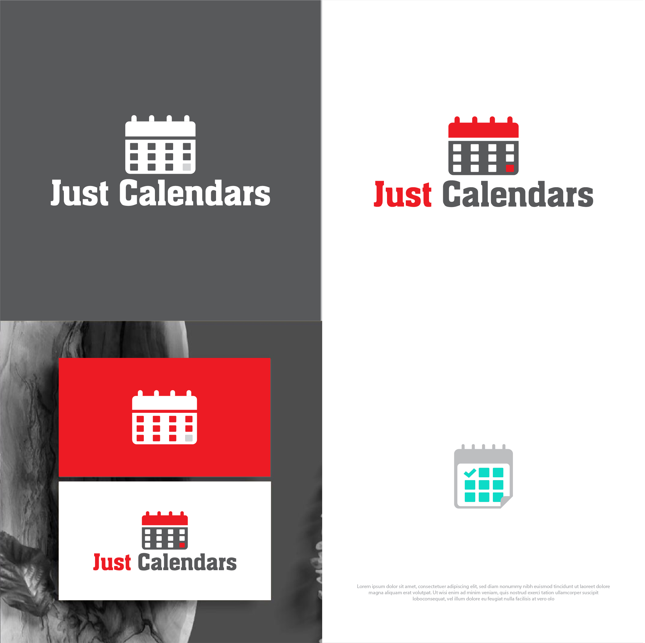 Professional, Bold Logo Design for Just Calendars by hsdesign42 ...