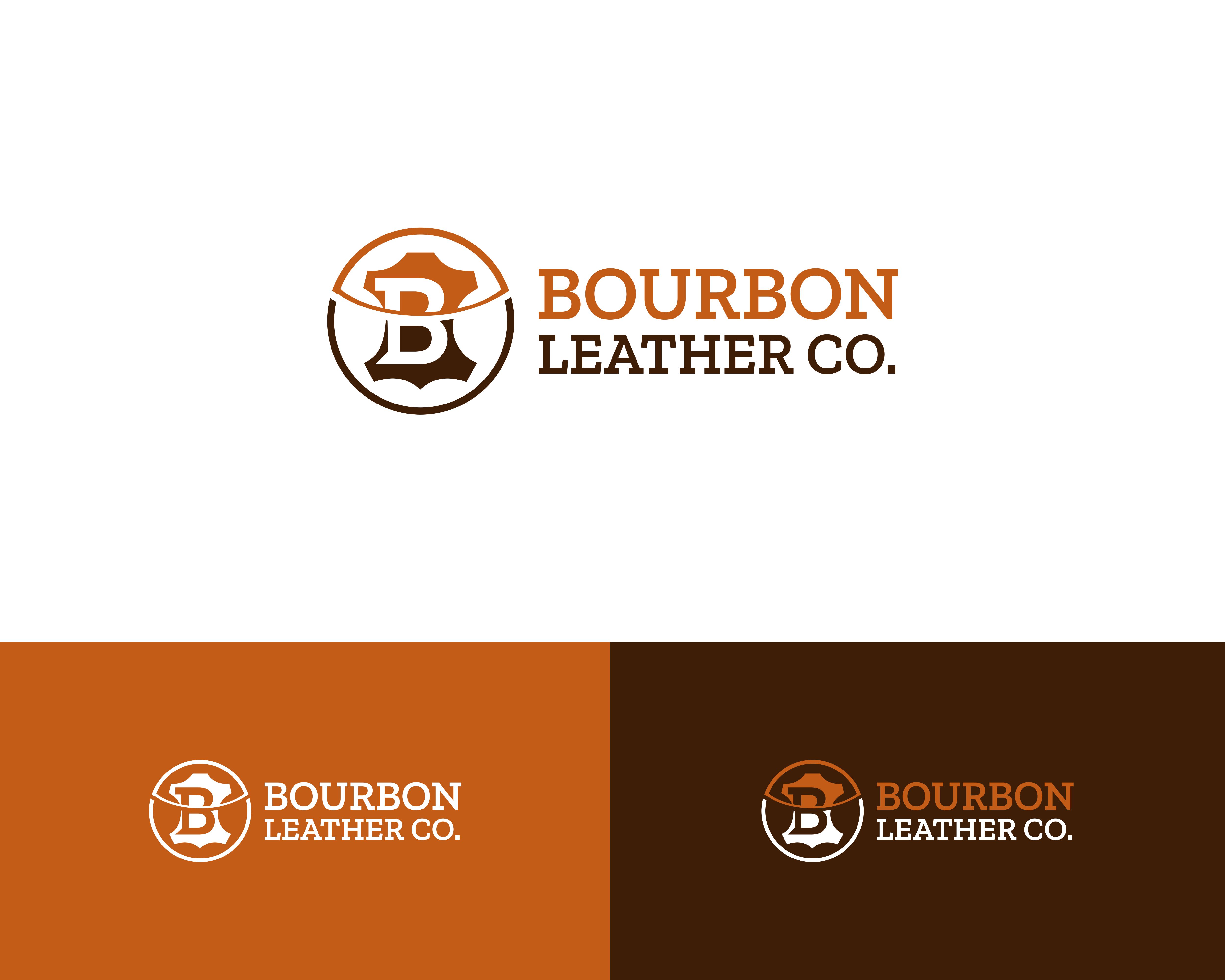 Logo Design for Bourbon Leather Co. or Bourbon Leather Company by ...