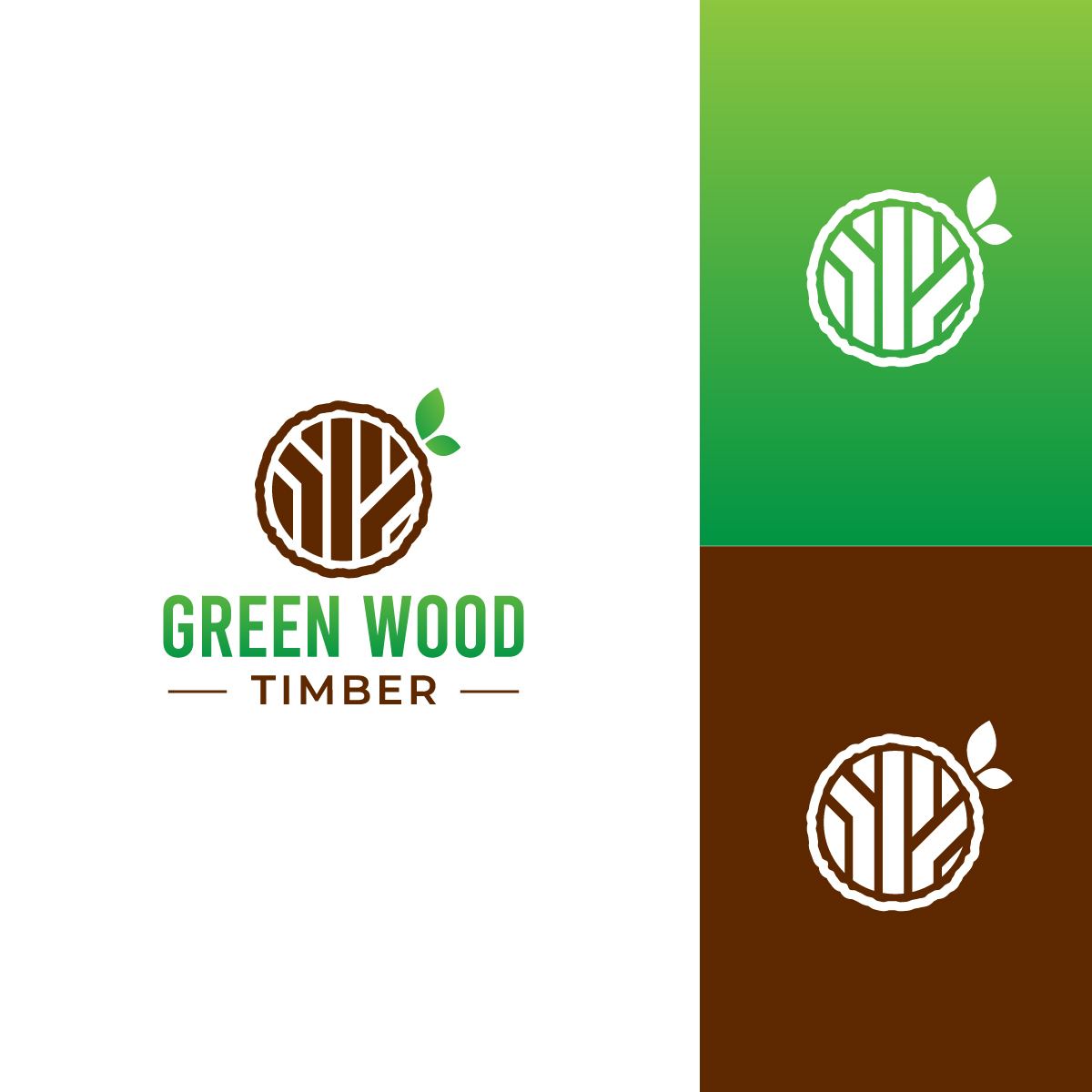 Logo Design for Green Wood Timber by GOLDENCROWN | Design #32508600
