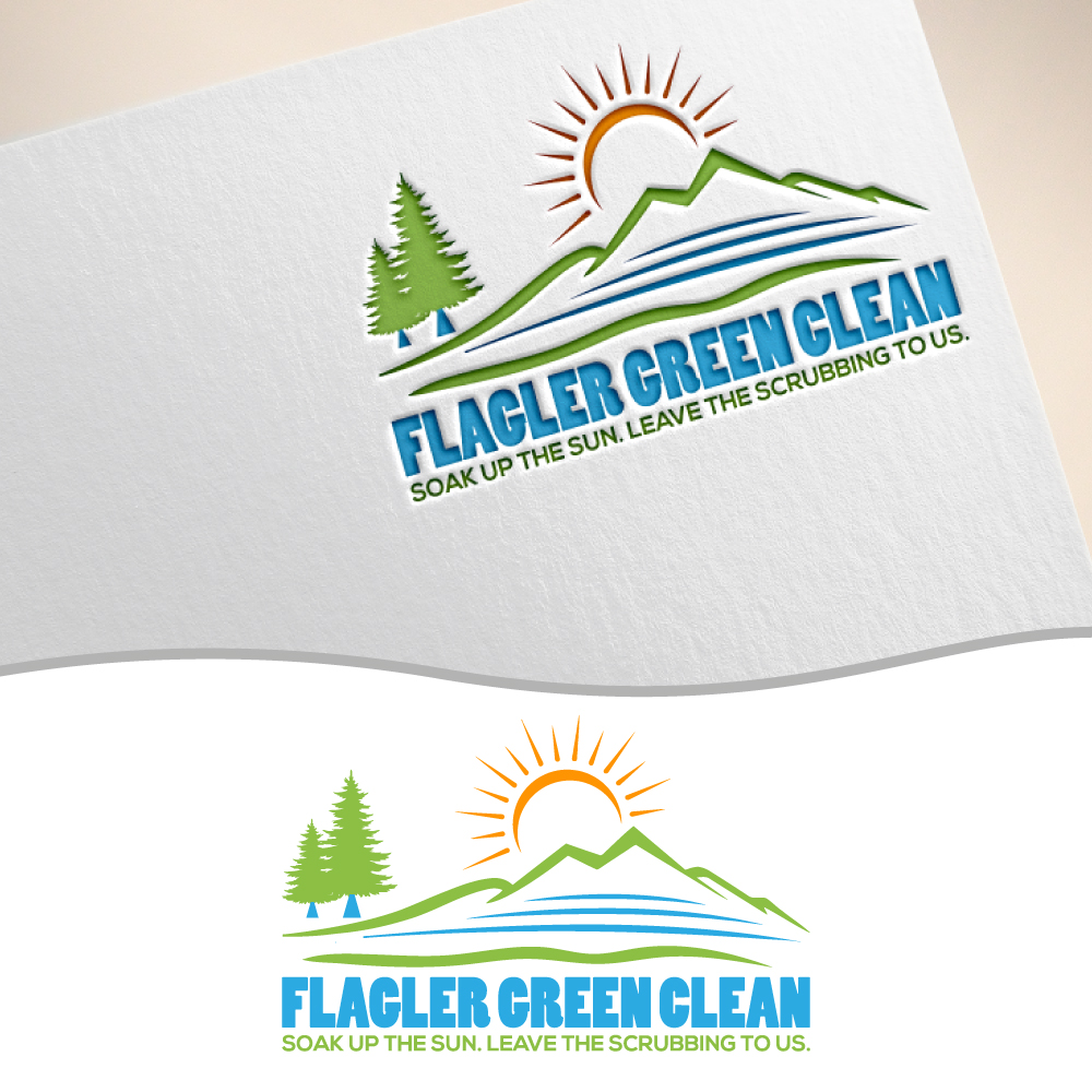 Personable, Playful, Home Cleaning Logo Design for Name: Flagler Green ...