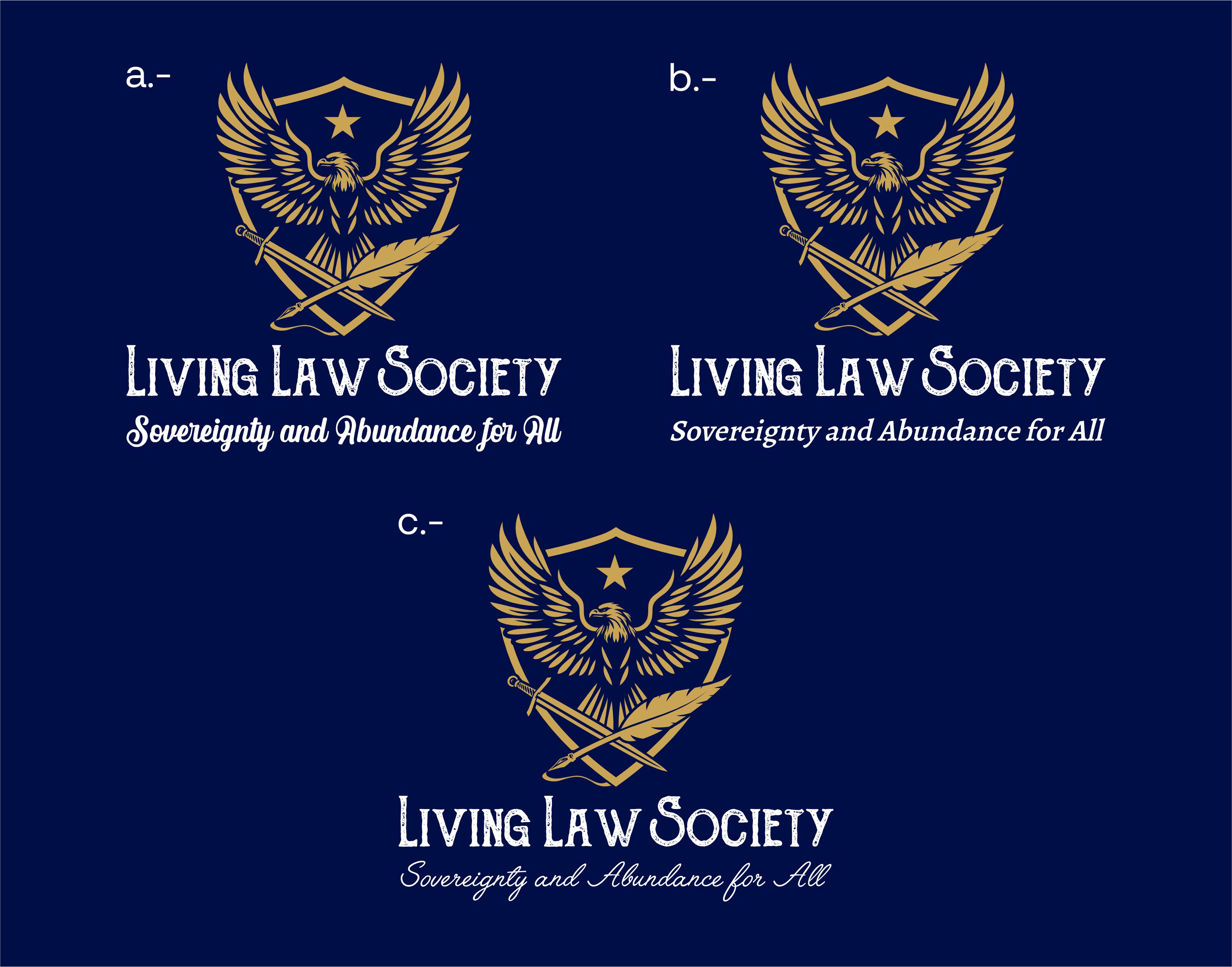 Serious, Professional, Sovereignty and Law Logo Design for "Living Law ...