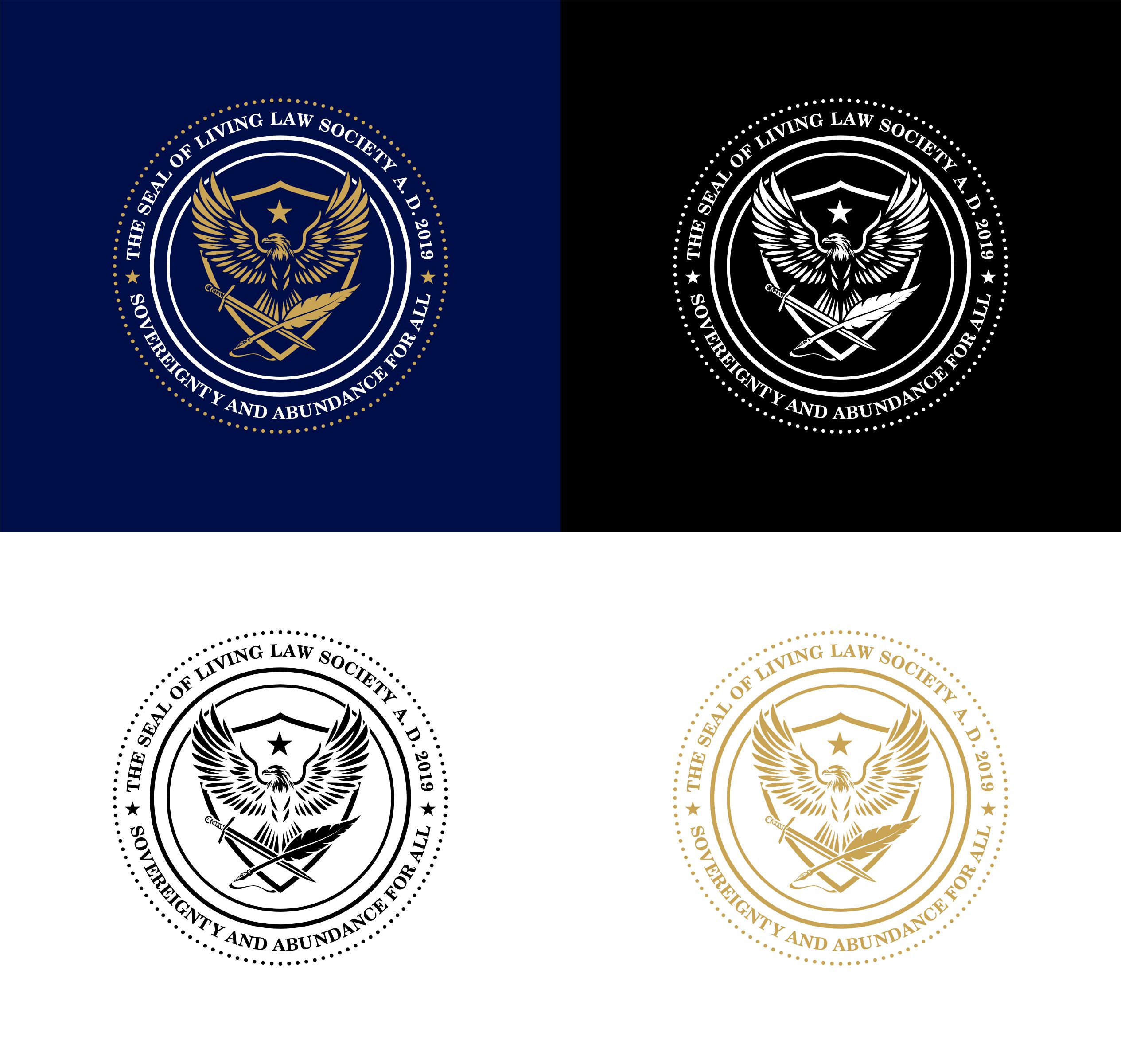 Serious, Professional, Sovereignty and Law Logo Design for "Living Law ...