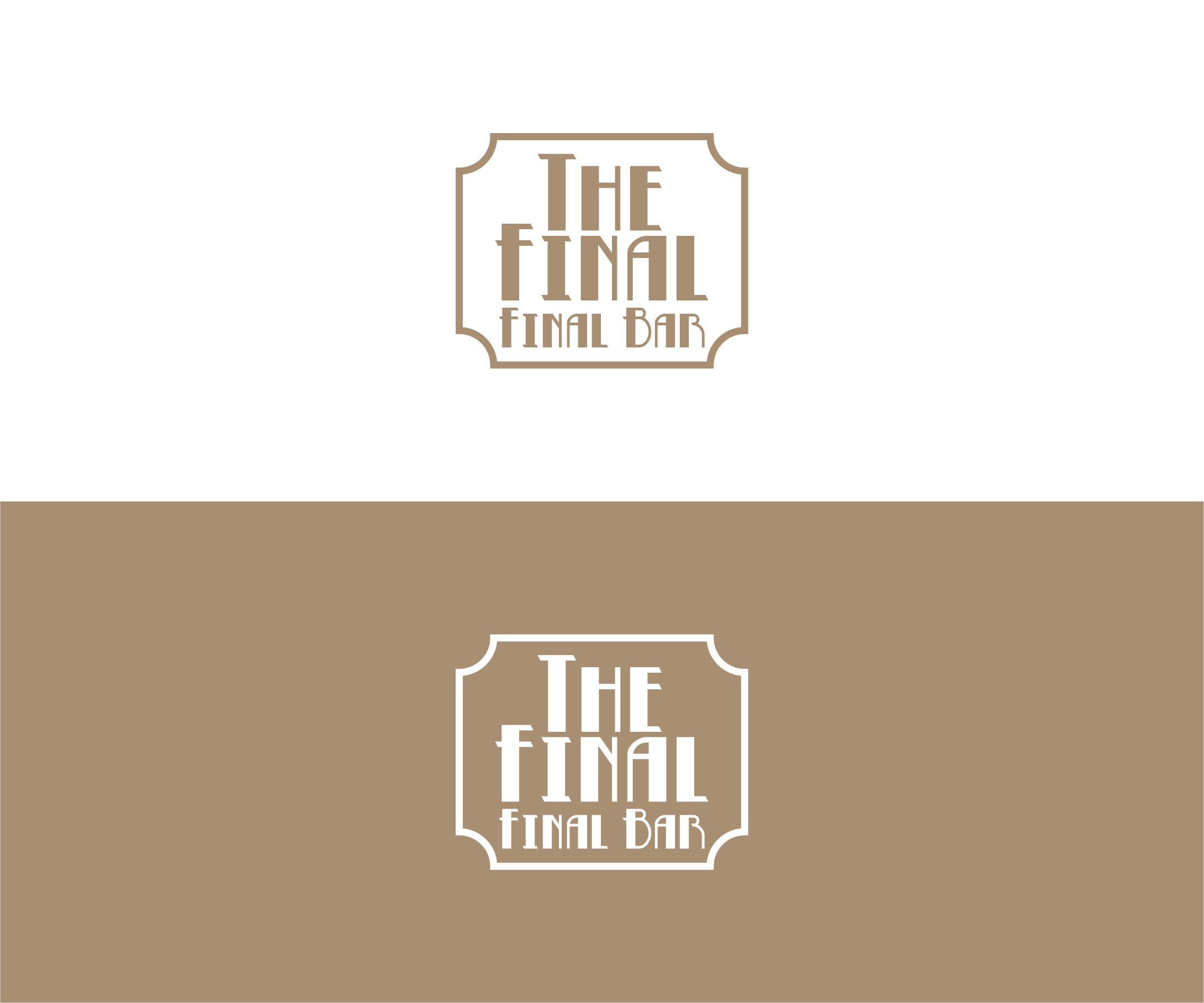 Upmarket, Elegant Logo Design for The Final Final Bar by alkaline ...