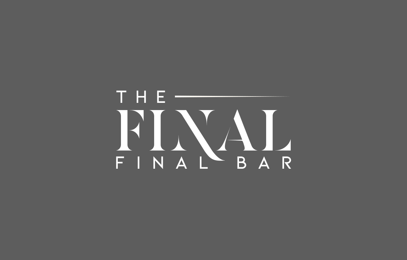 Upmarket, Elegant Logo Design for The Final Final Bar by Soonia ...