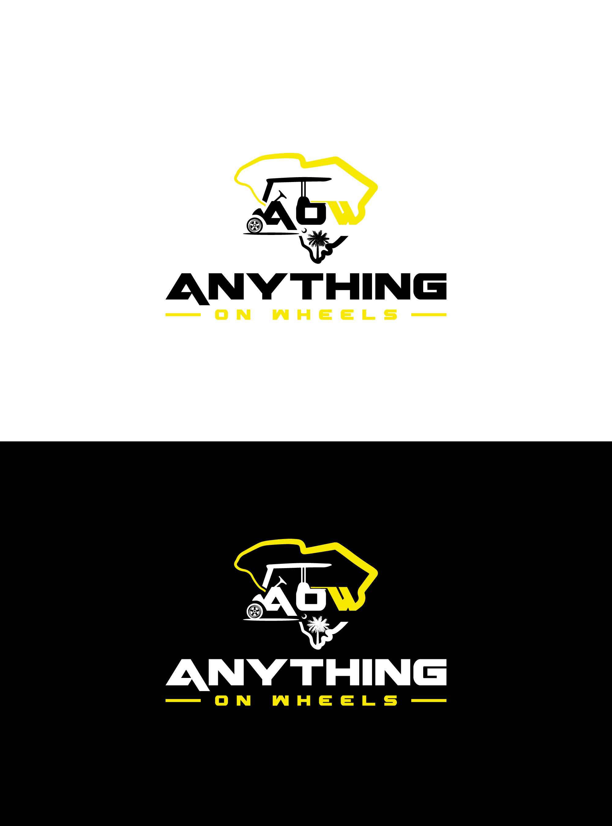 Elegant, Playful Logo Design for Anything on Wheelz or AOW (the "O ...