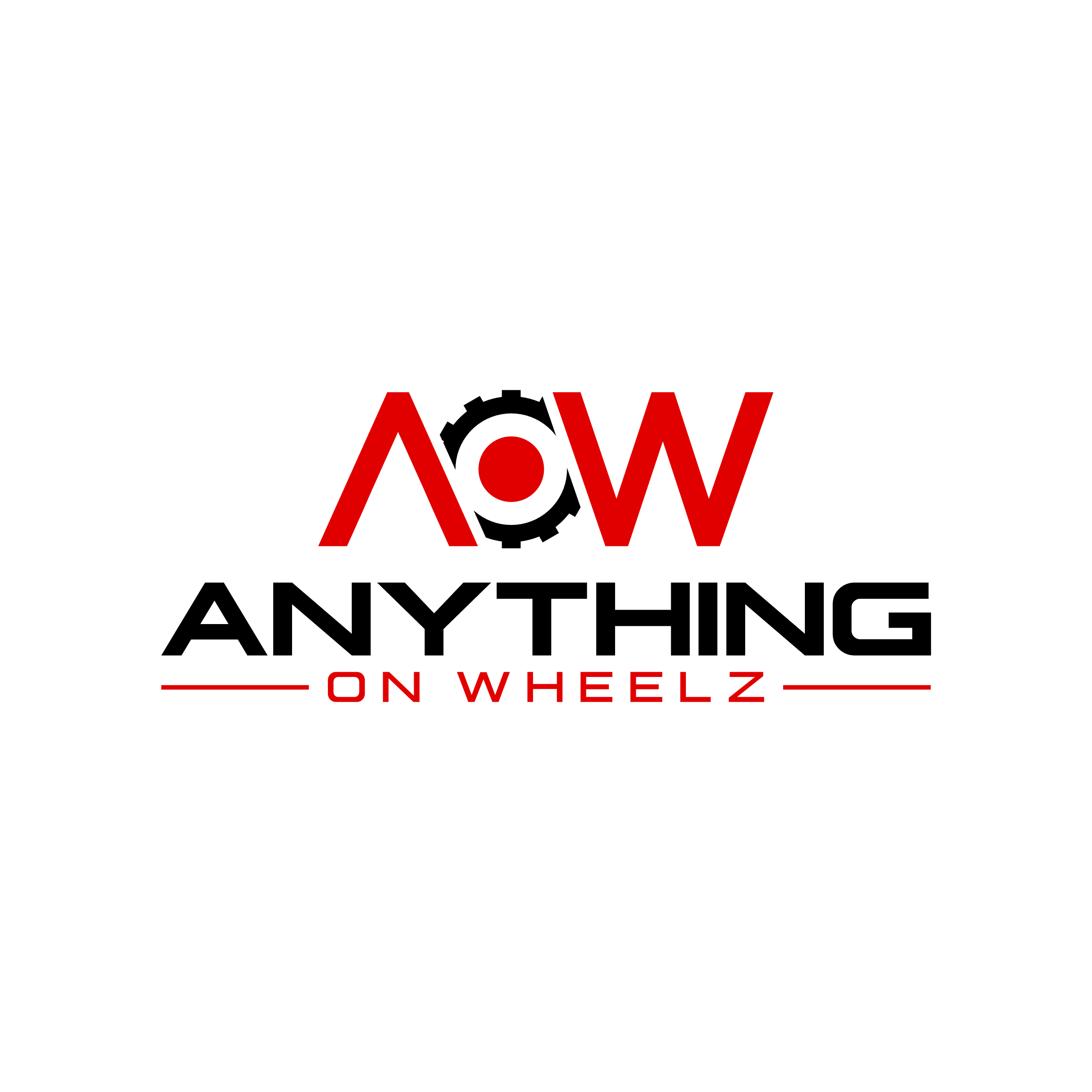 Elegant, Playful Logo Design for Anything on Wheelz or AOW (the "O ...