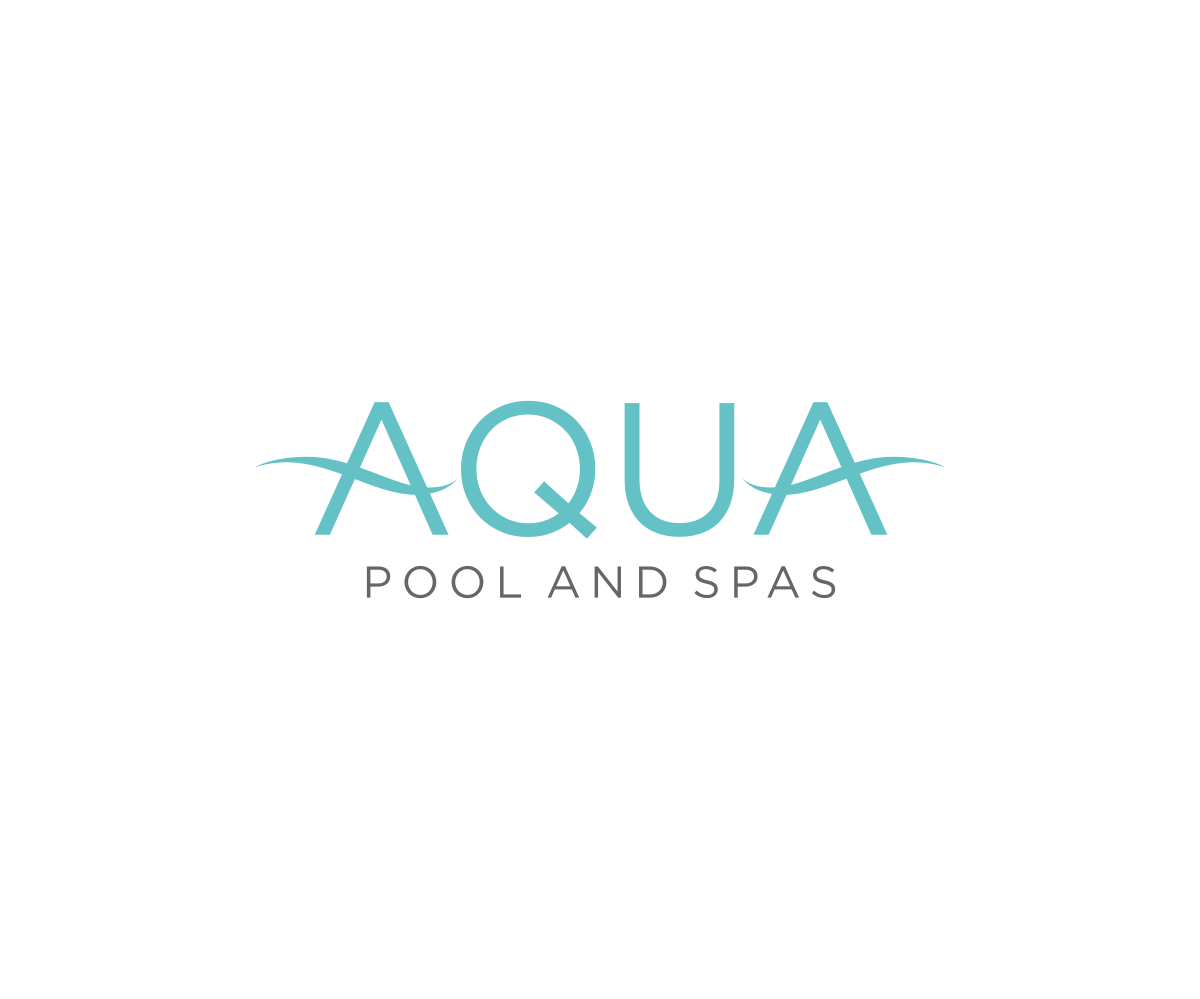 Professional, Elegant, Pool and Spa Industry Logo Design for Aqua Pool ...