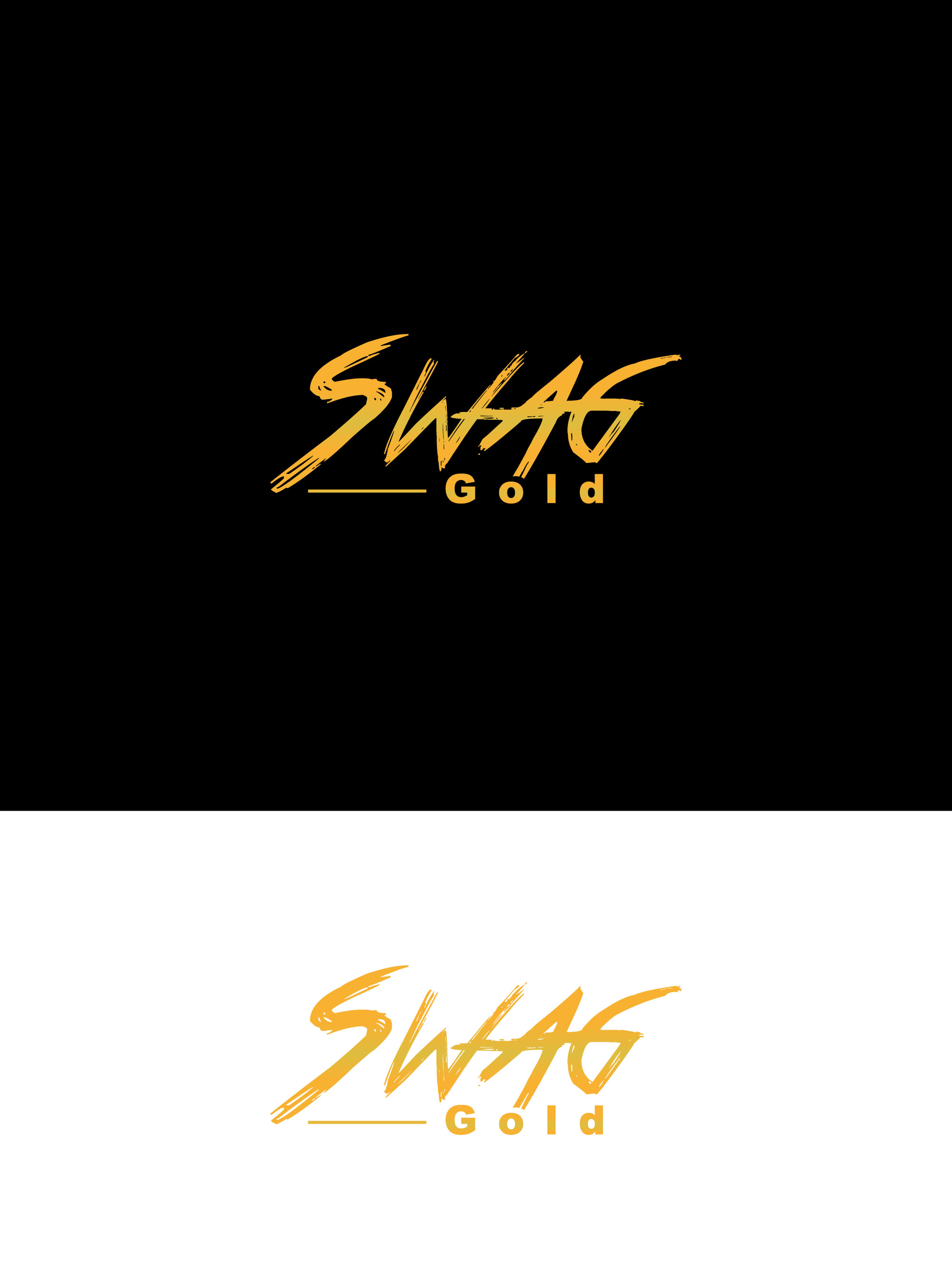 Elegant, Playful Logo Design for Swag Gold by RS_Design | Design #32540749