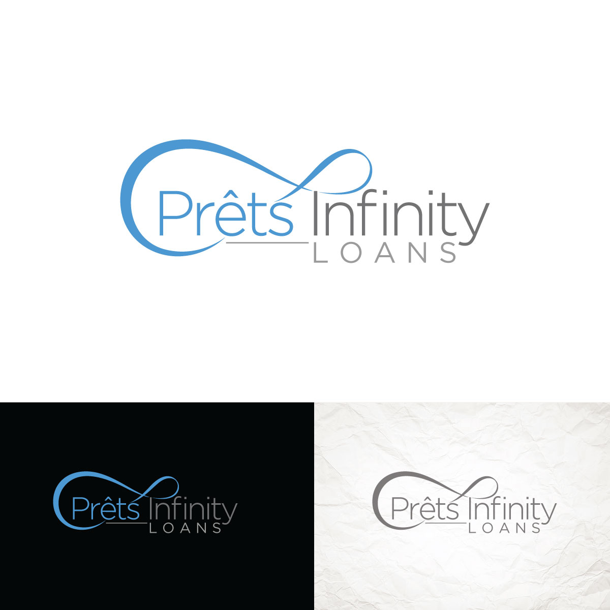 Logo Design for Prêts Infinity Loans by DesignFriday | Design #32538464