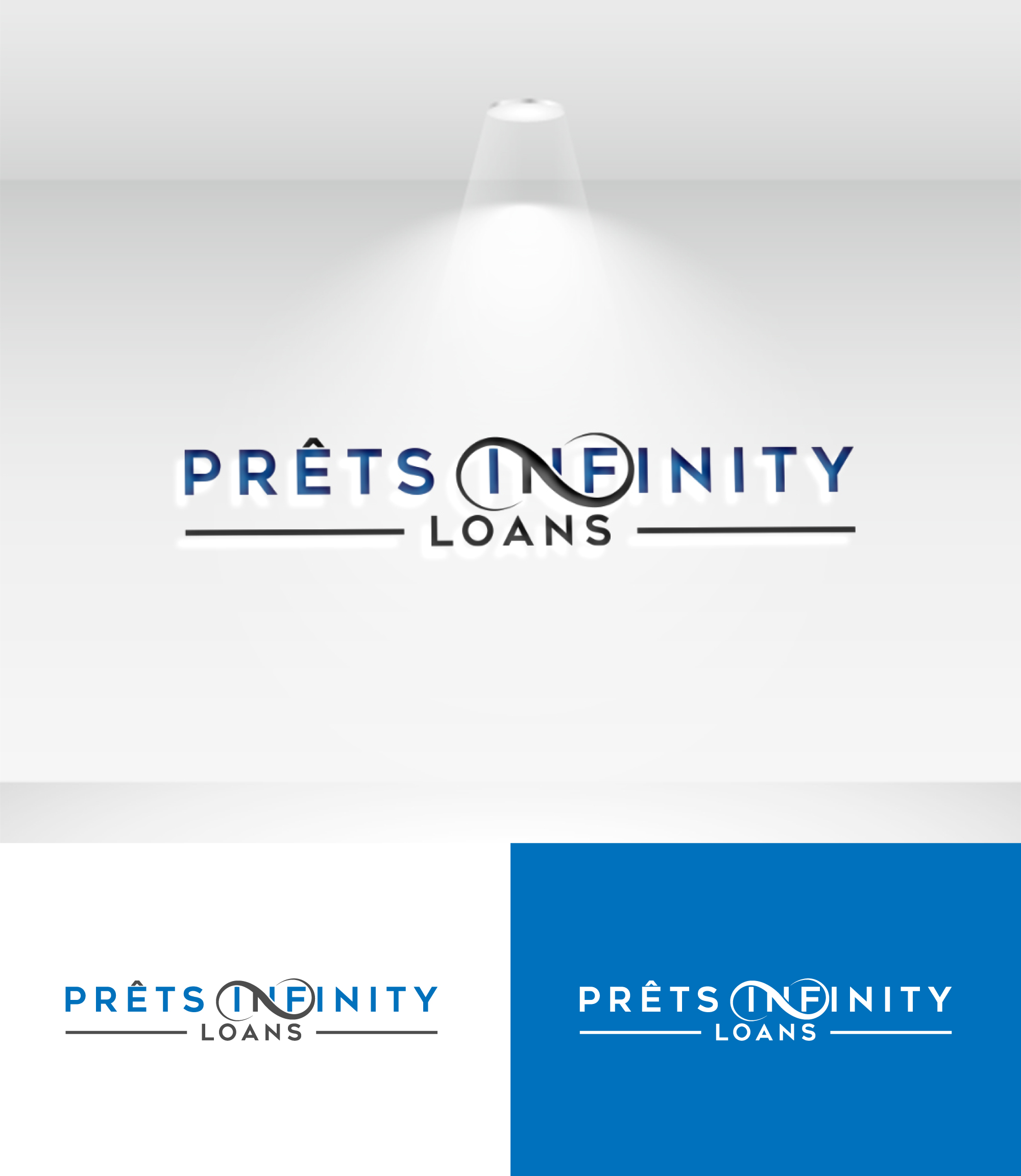 Logo Design for Prêts Infinity Loans by Carolina 01 | Design #32545291