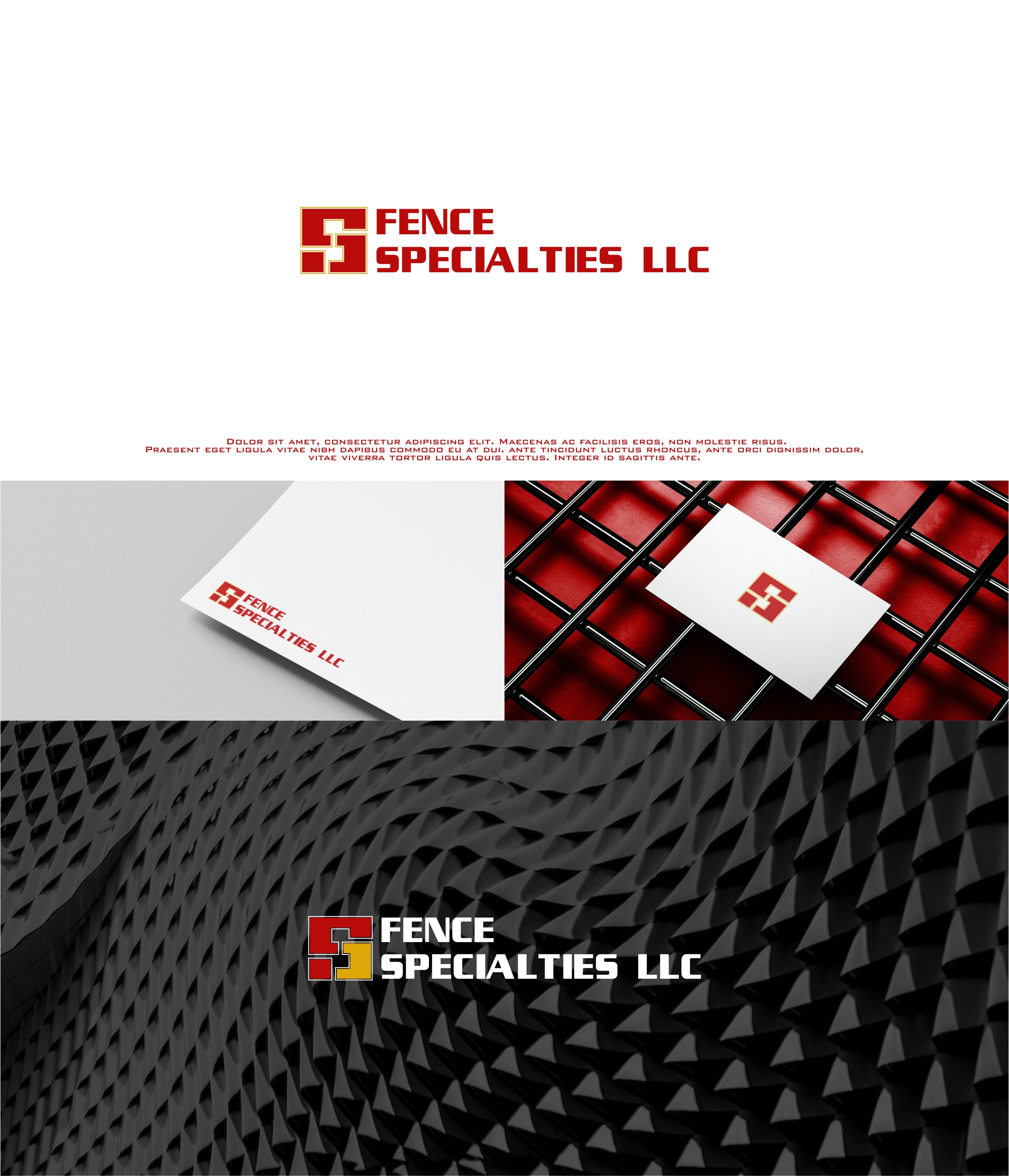 Logo Design for FS Fence Specialties LLC by domaa studio | Design #32560372