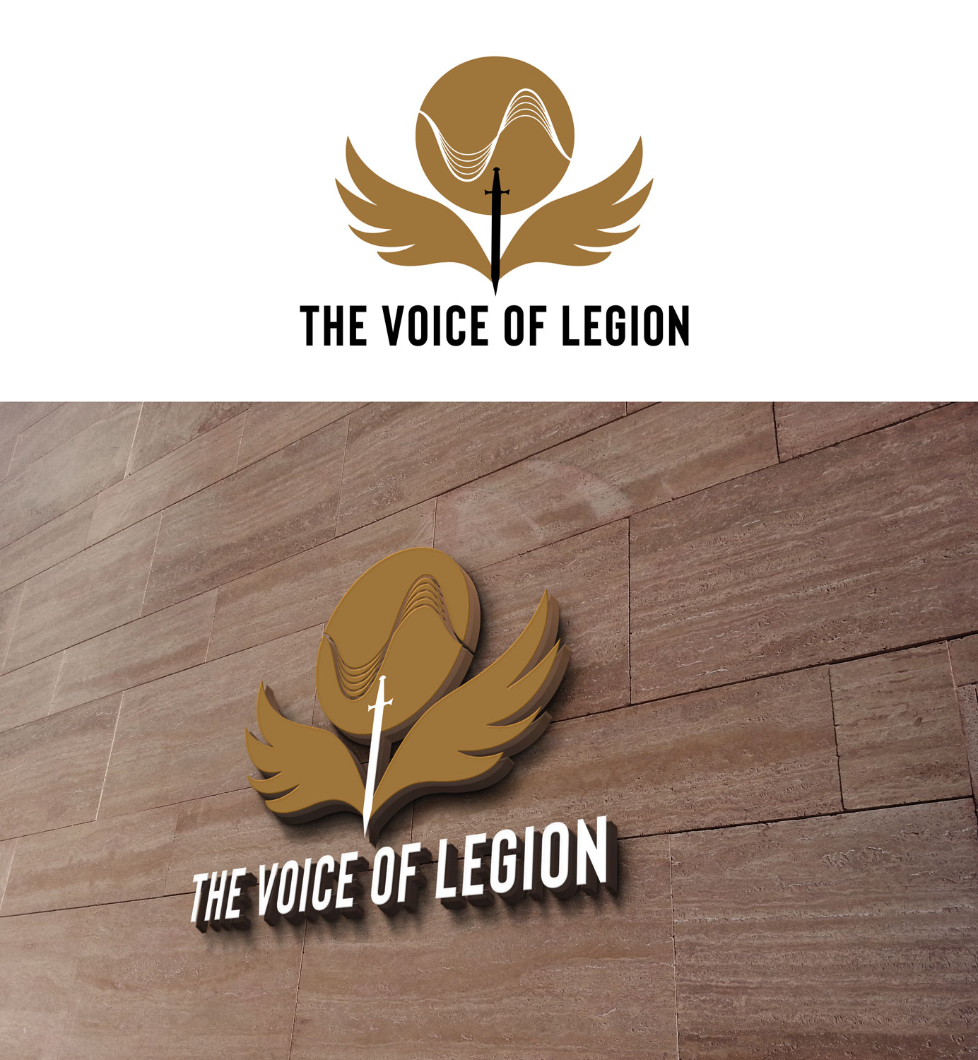 Elegant, Playful Logo Design for "The Voice Of Legion" by wdesigner2 ...