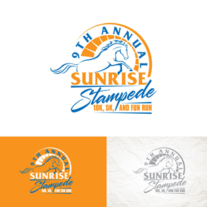 9th Annual Sunrise Stampede | 106 Logo Designs for 9th Annual Sunrise ...