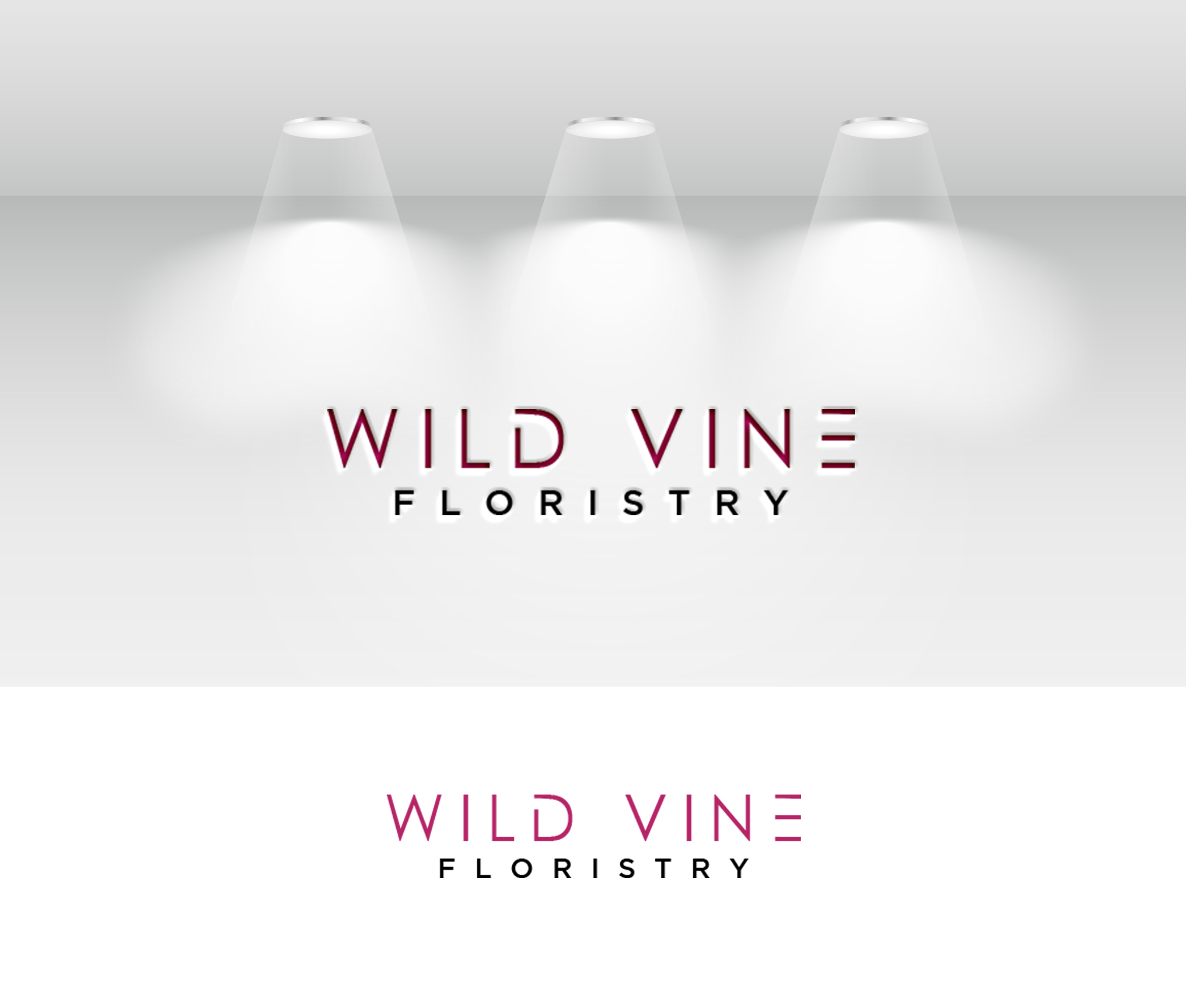 Elegant, Feminine Logo Design for Wild Vine Floristry by AliArts ...