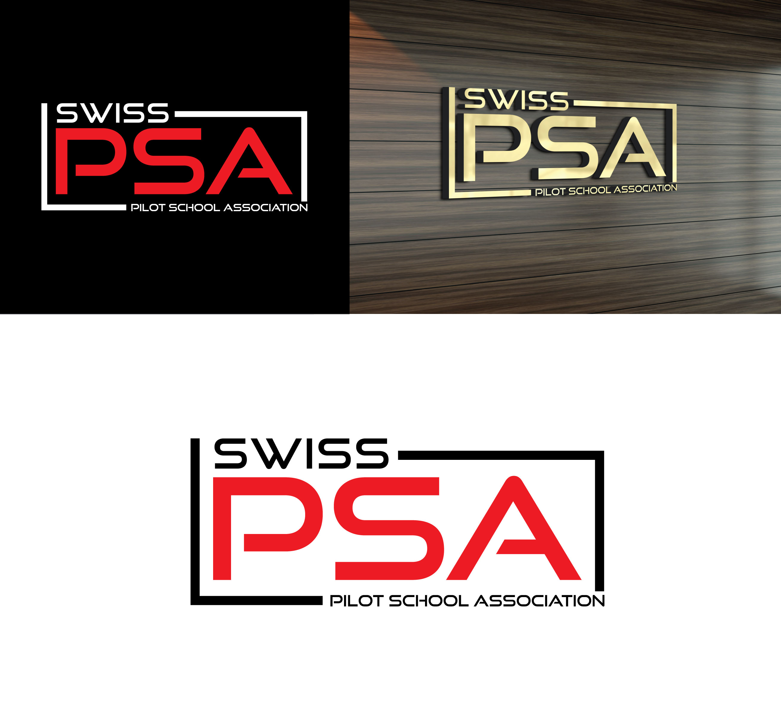 Bold, Professional, Private flight school Logo Design for SwissPSA and ...