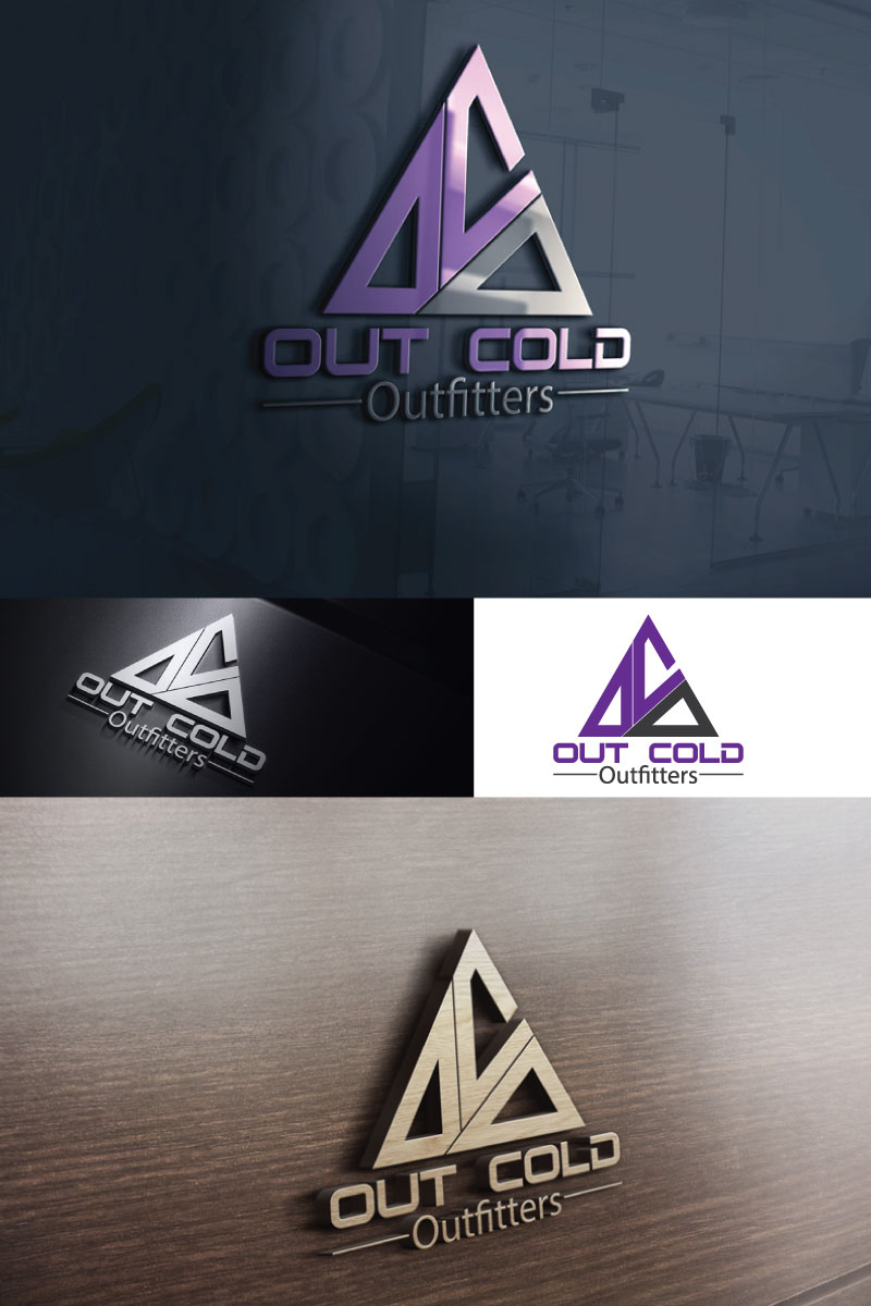Bold, Playful, Outdoor Clothing Logo Design for Out Cold Outfitters by ...