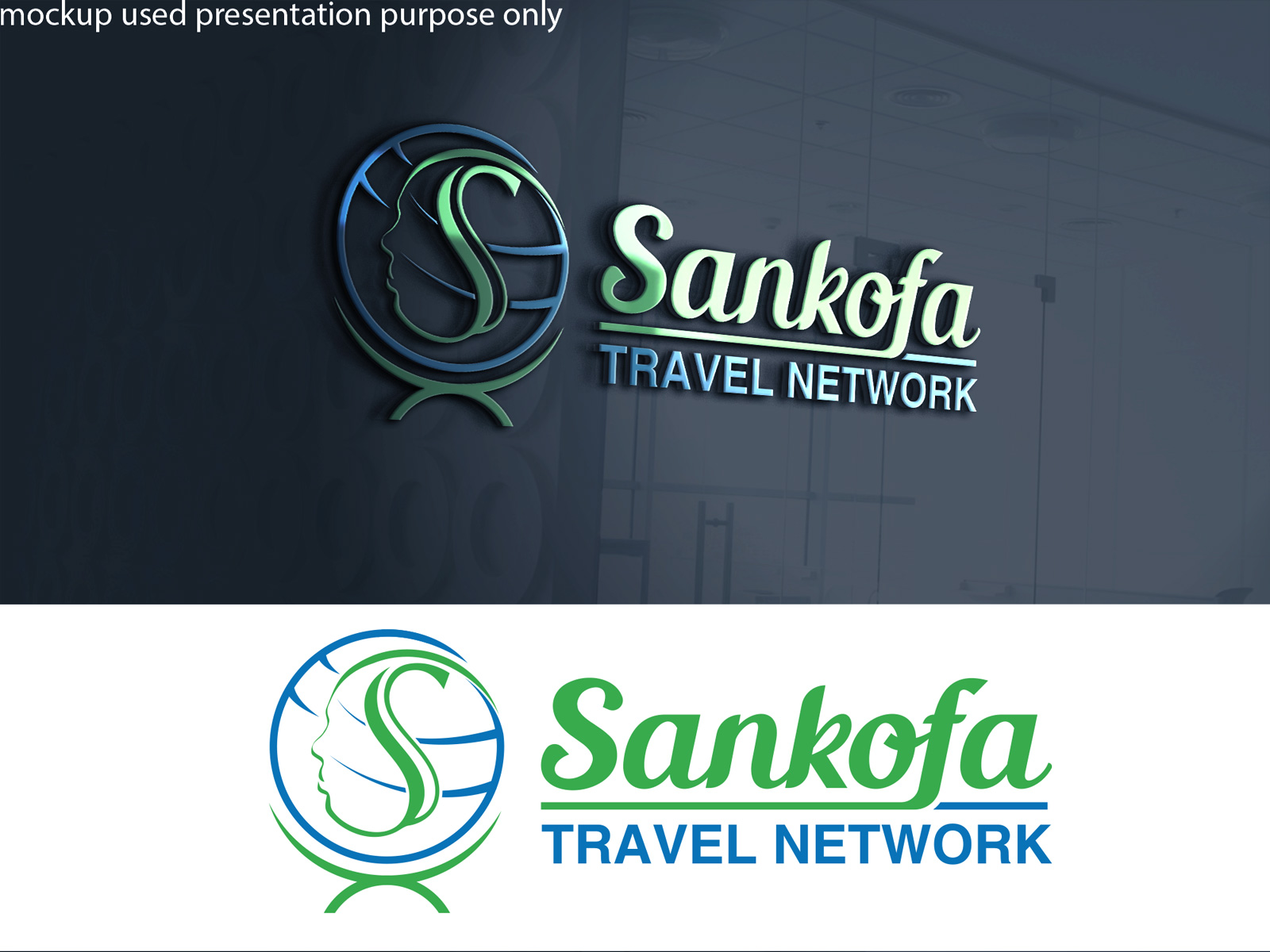 Bold, Modern, Corporate and institutional global travel management Logo ...