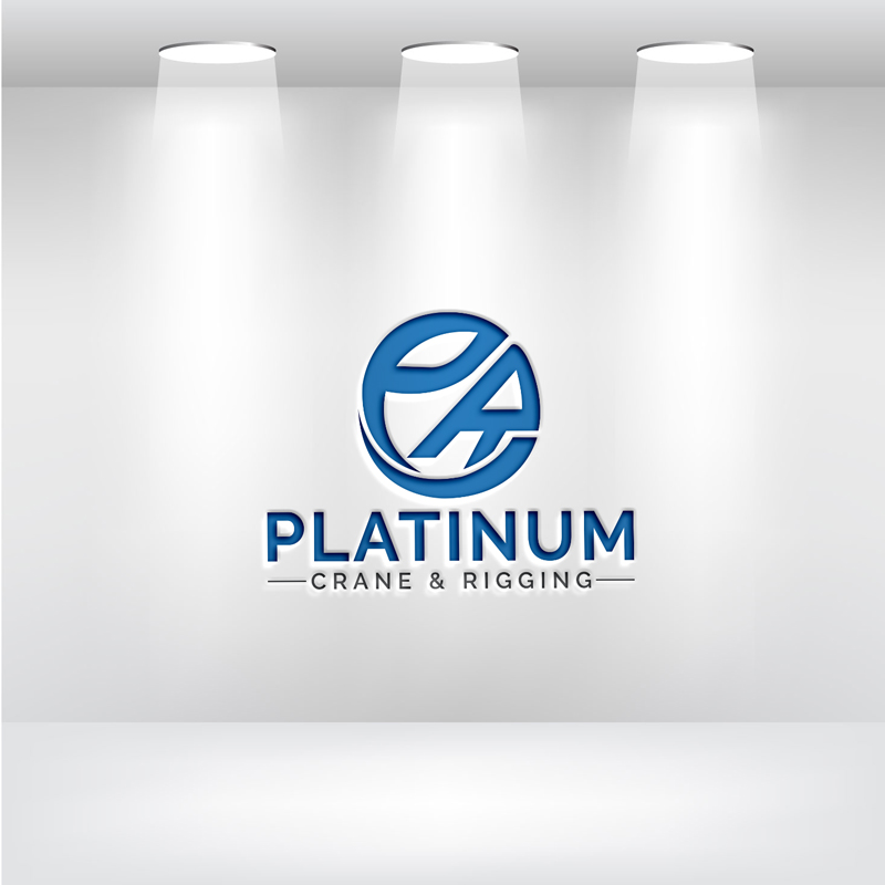 Logo Design for Platinum Crane & Rigging by ProDesign99 | Design #32570619