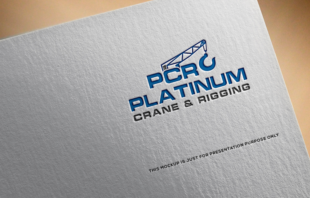 Logo Design for Platinum Crane & Rigging by Bruse R | Design #32572098
