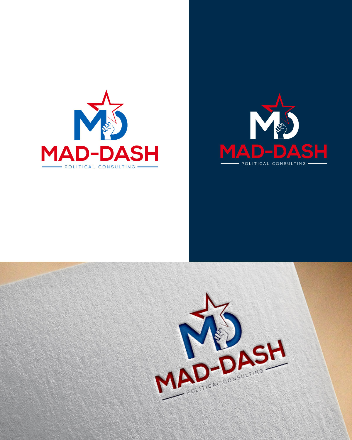 Logo Design for Mad-Dash Political Consulting by AyaanArt | Design #32571595