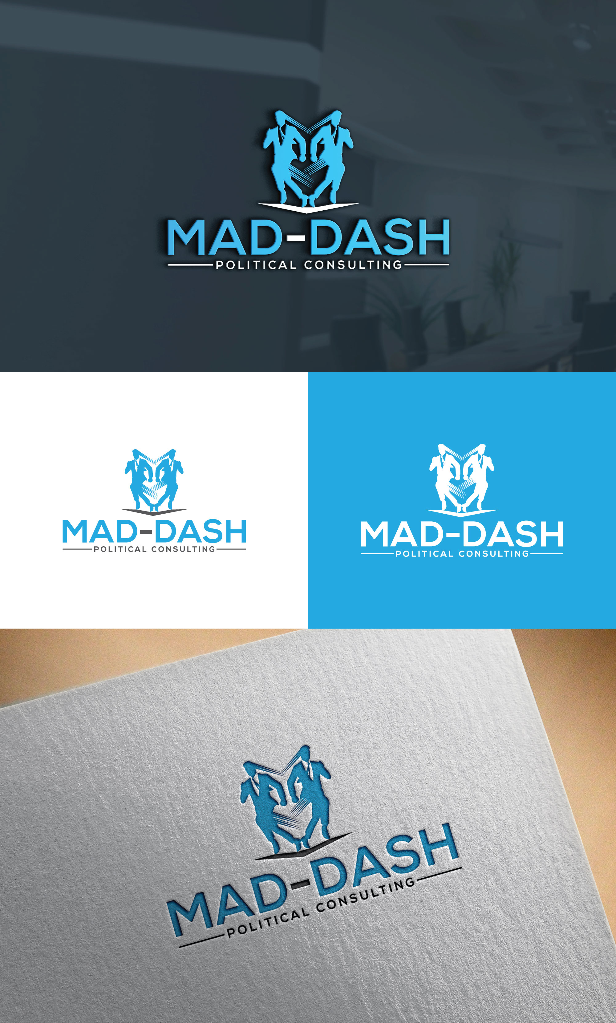 Logo Design for Mad-Dash Political Consulting by nur321 | Design #32572015