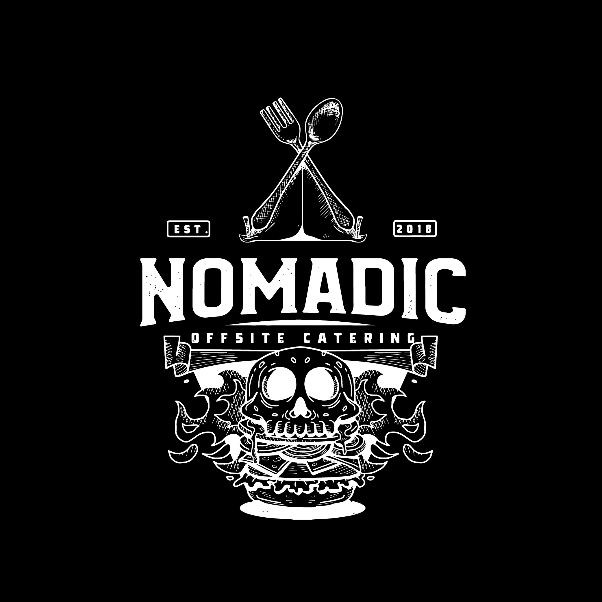 Serious, Masculine, fast food / van catering T-shirt Design for a ...