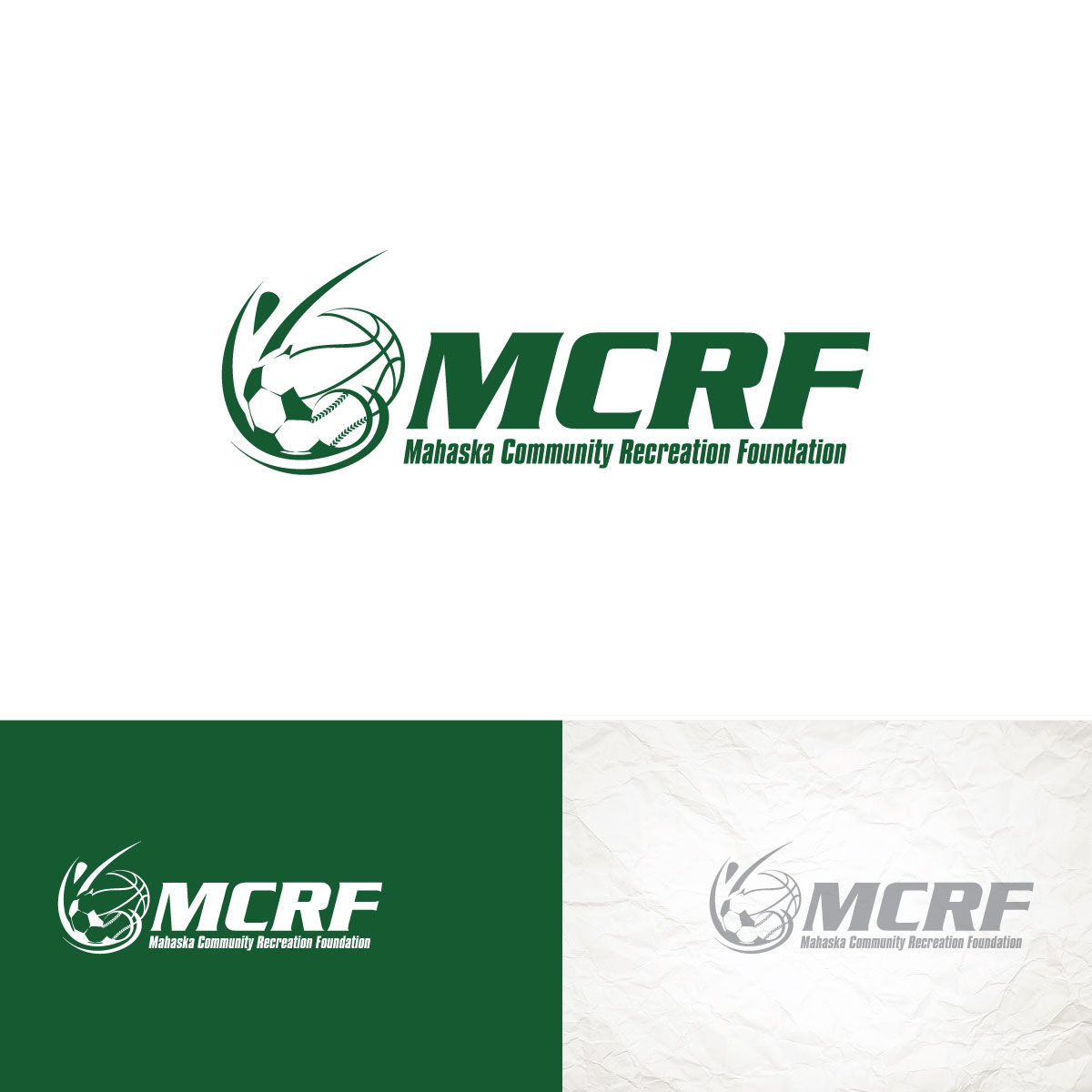 Playful, Colorful, recreation, parks, youth sports Logo Design for MCRF ...