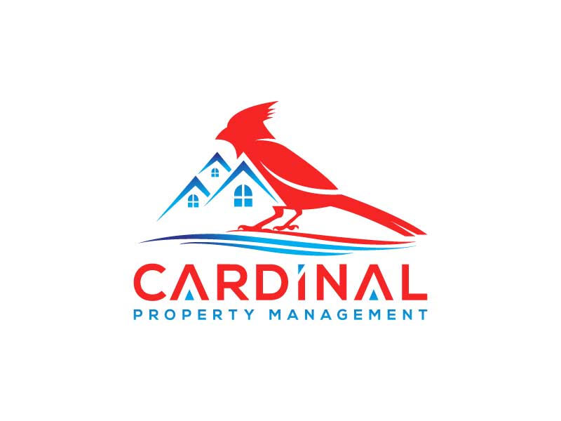 Elegant, Feminine, Real Estate Logo Design for Cardinal Property ...