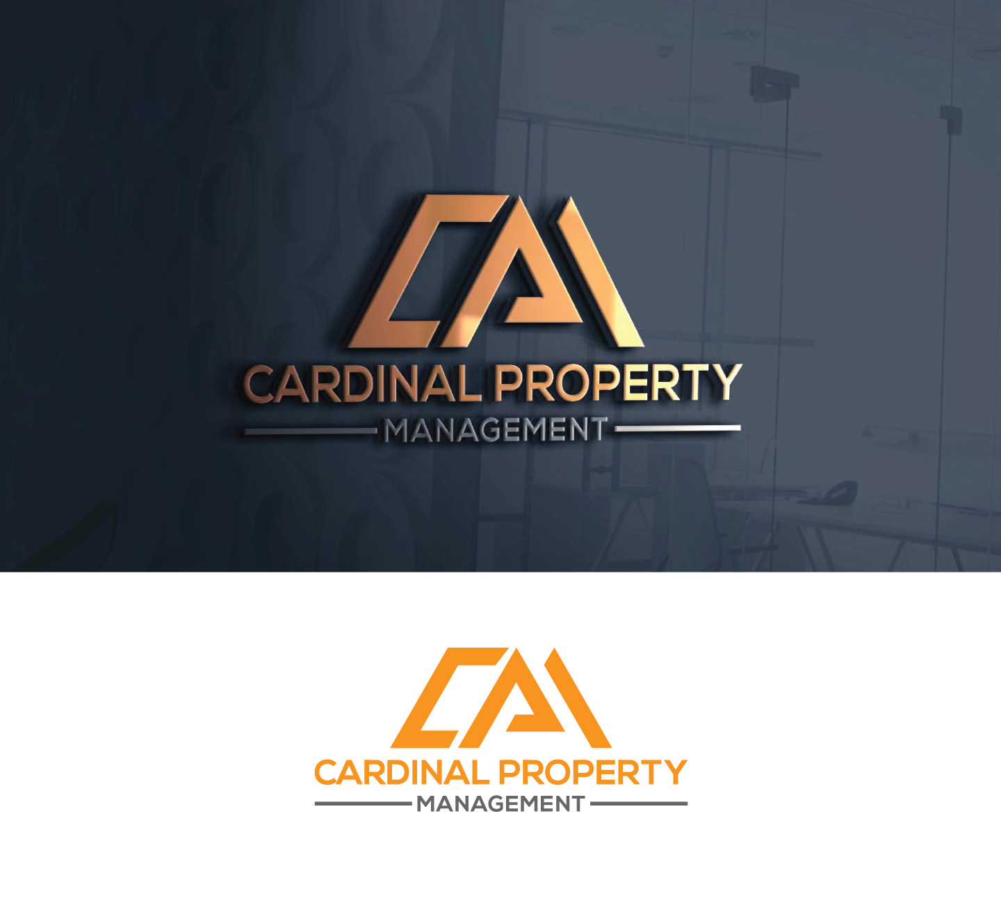 Elegant, Feminine, Real Estate Logo Design for Cardinal Property ...