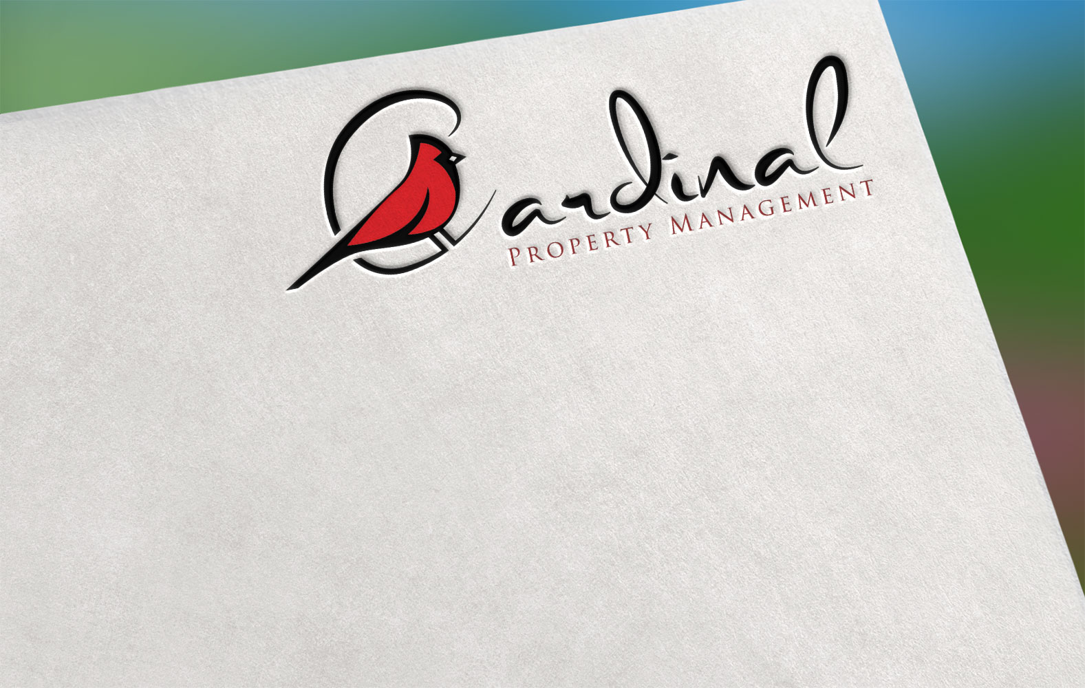Elegant, Feminine, Real Estate Logo Design for Cardinal Property ...
