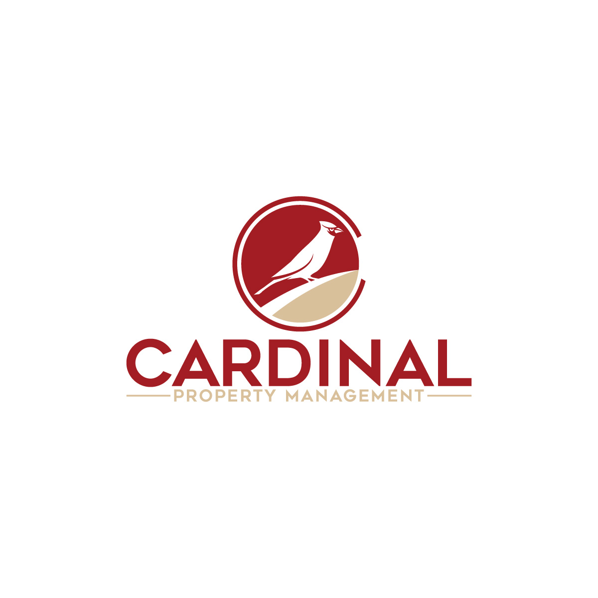 Elegant, Feminine, Real Estate Logo Design for Cardinal Property ...