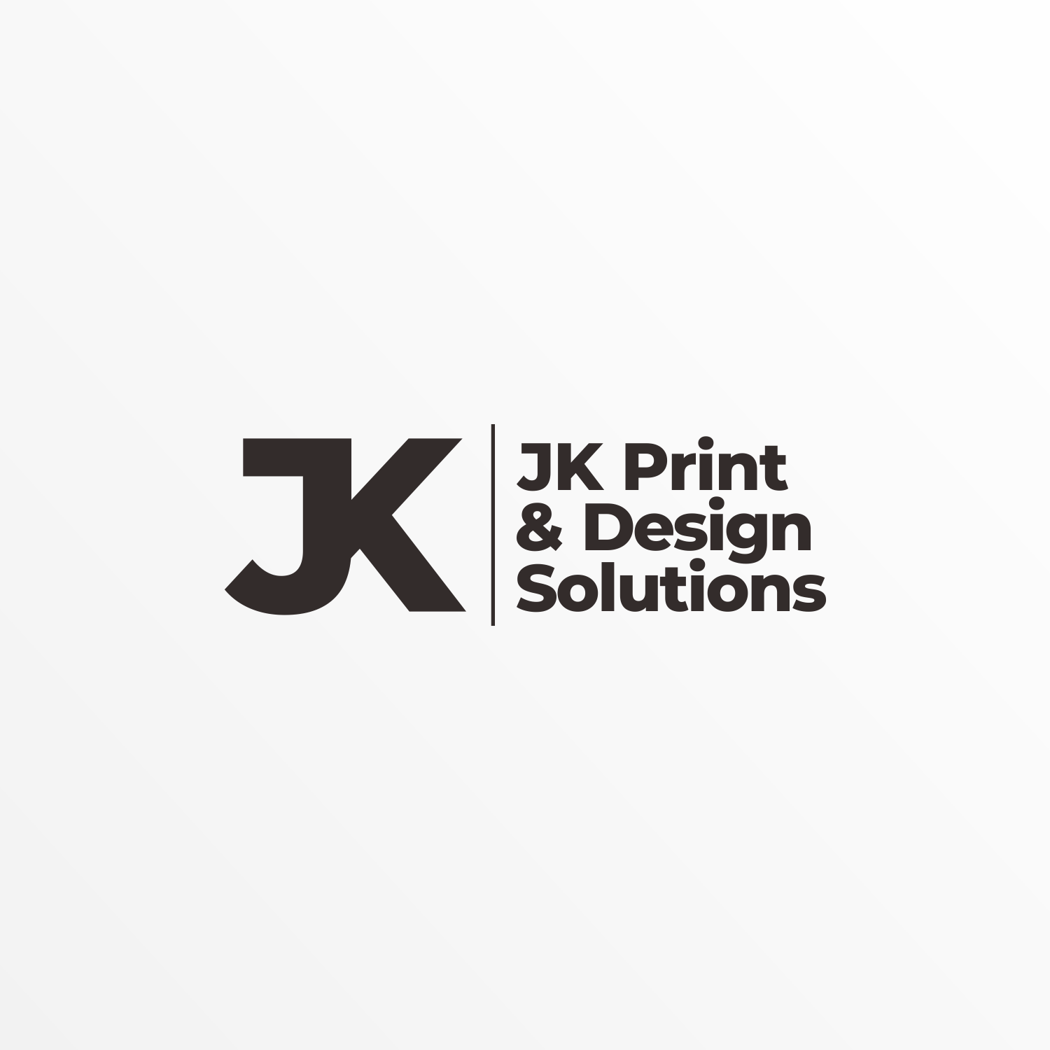 Modern, Professional Logo Design for JK Print & Design Solutions by tim ...