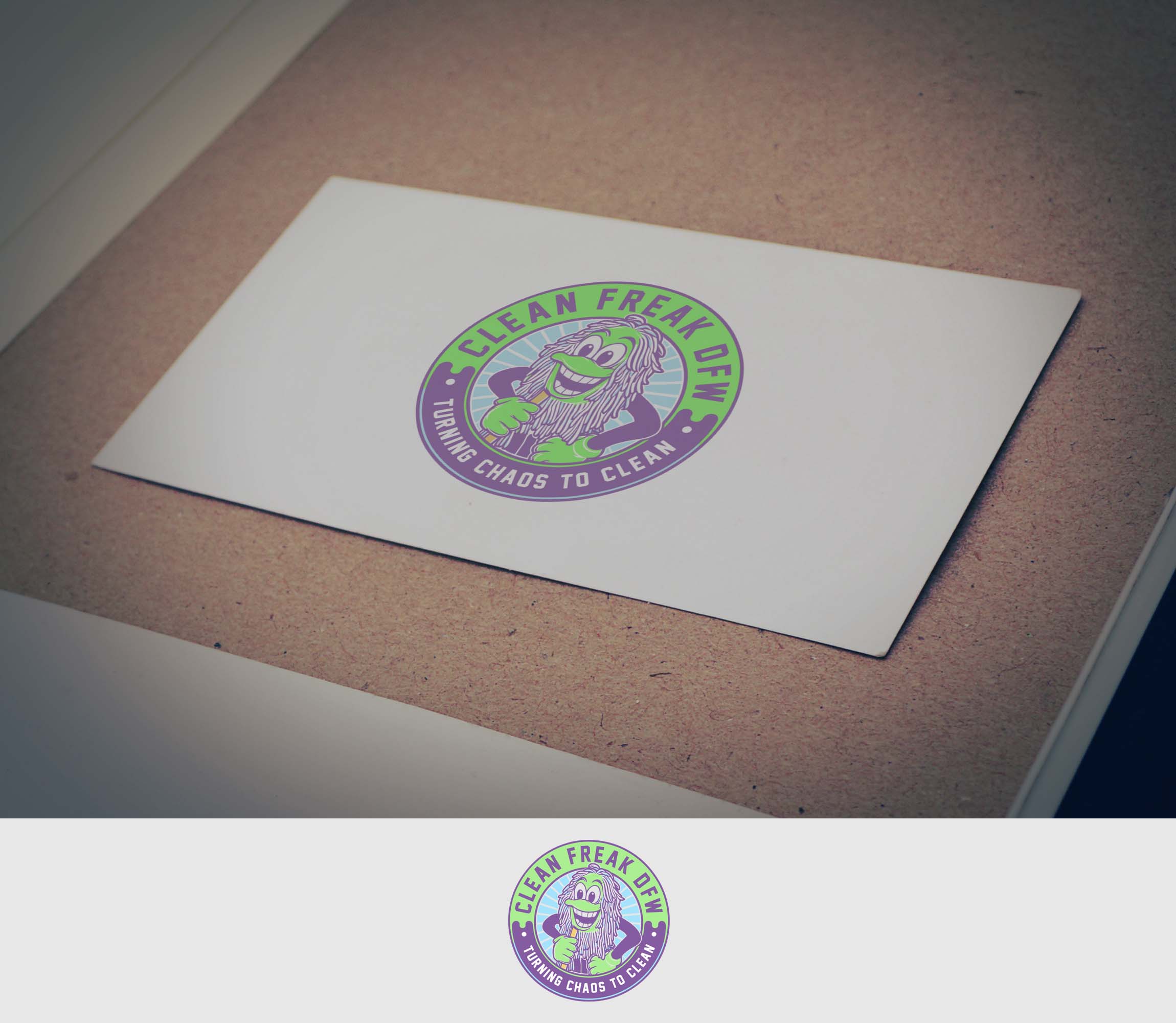 Modern, Playful, home cleaning Logo Design for Clean Freak DFW ...