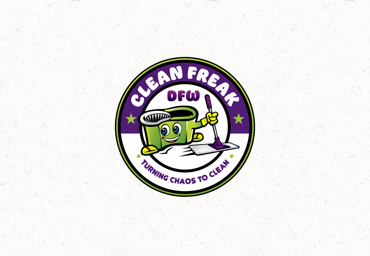 Modern, Playful, home cleaning Logo Design for Clean Freak DFW ...