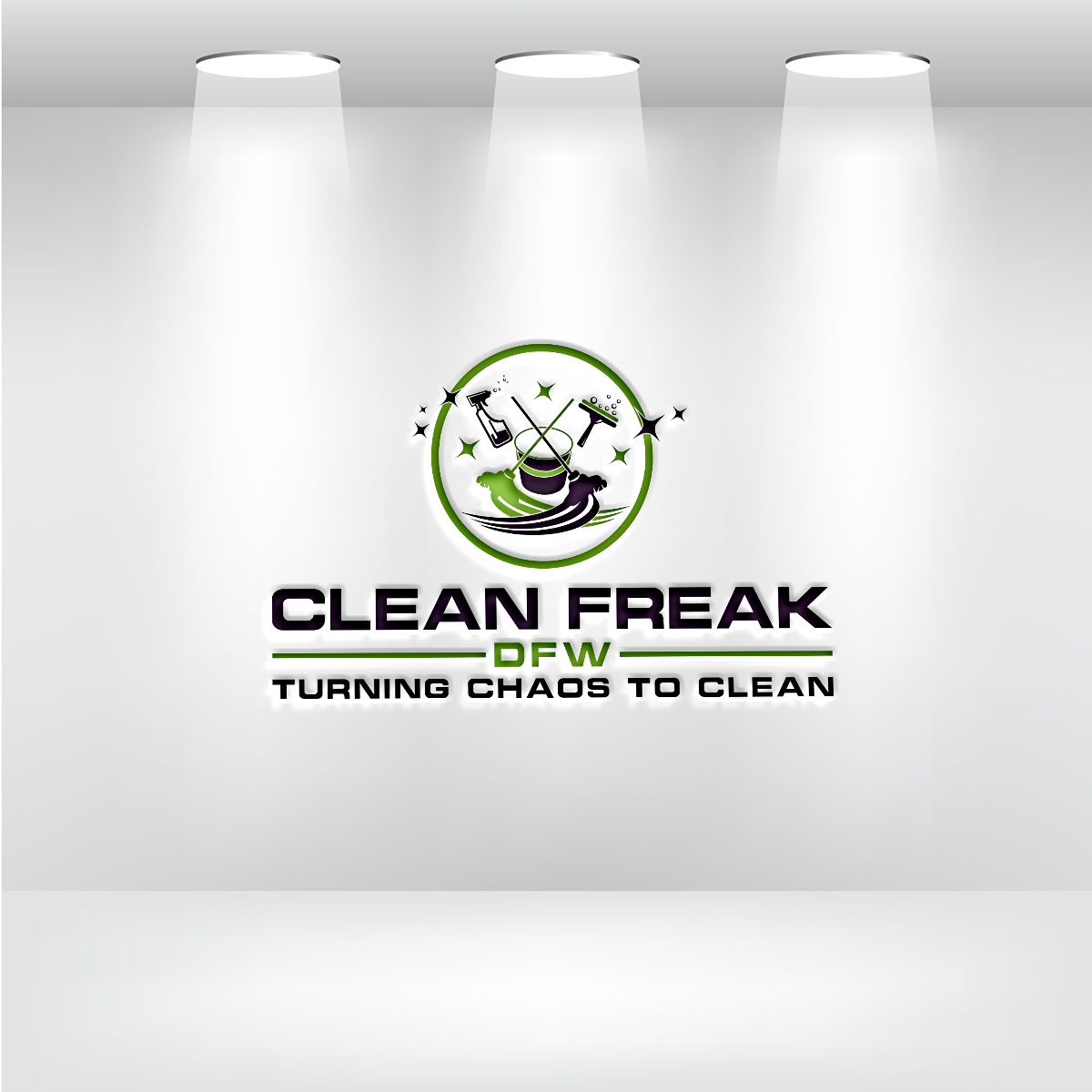 Modern, Playful, home cleaning Logo Design for Clean Freak DFW ...