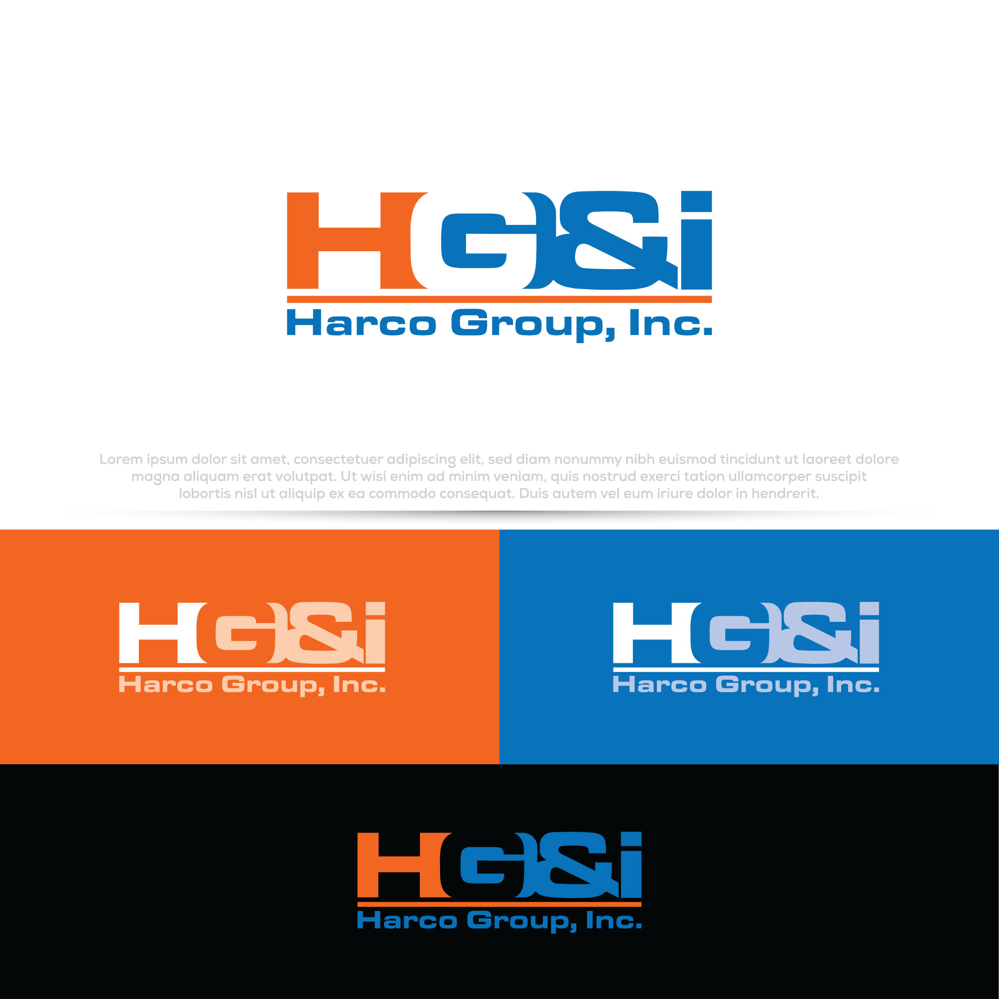 Logo Design for Harco Group, Inc. and H,G & I by Pilot_DesignR ...
