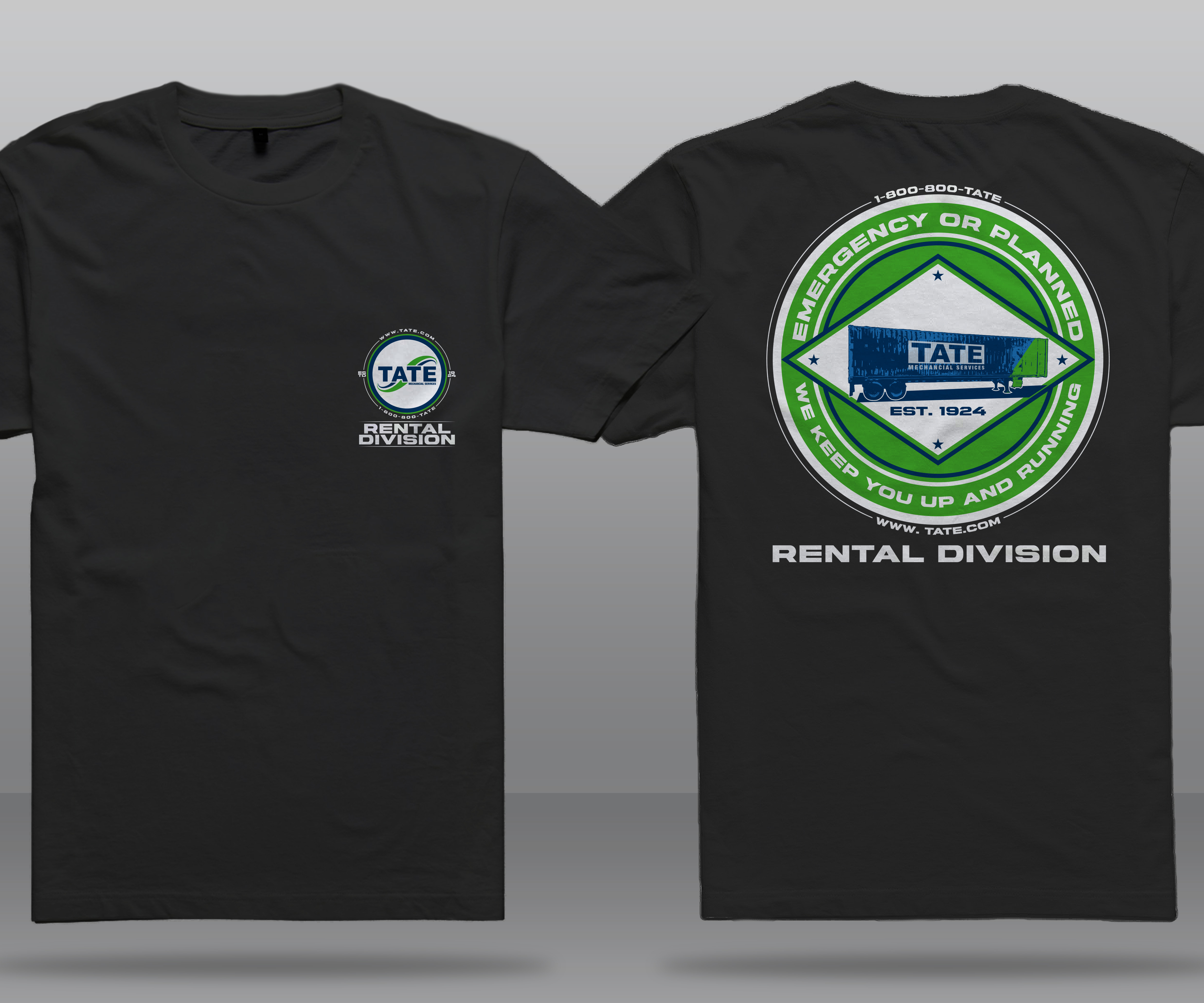 Masculine, Bold, Mechanical Services T-shirt Design for Tate Engineering by Wiratarart | Design ...