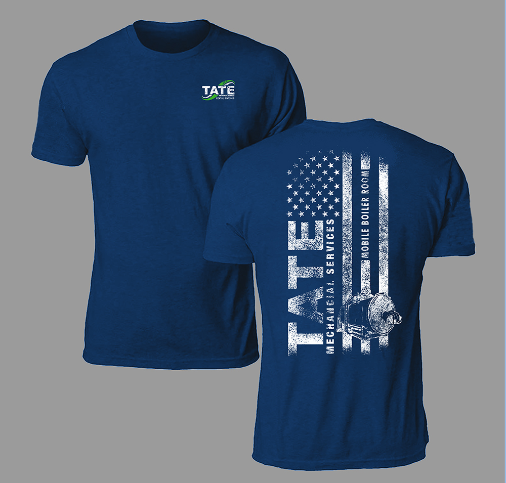 Masculine, Bold, Mechanical Services T-shirt Design for Tate ...