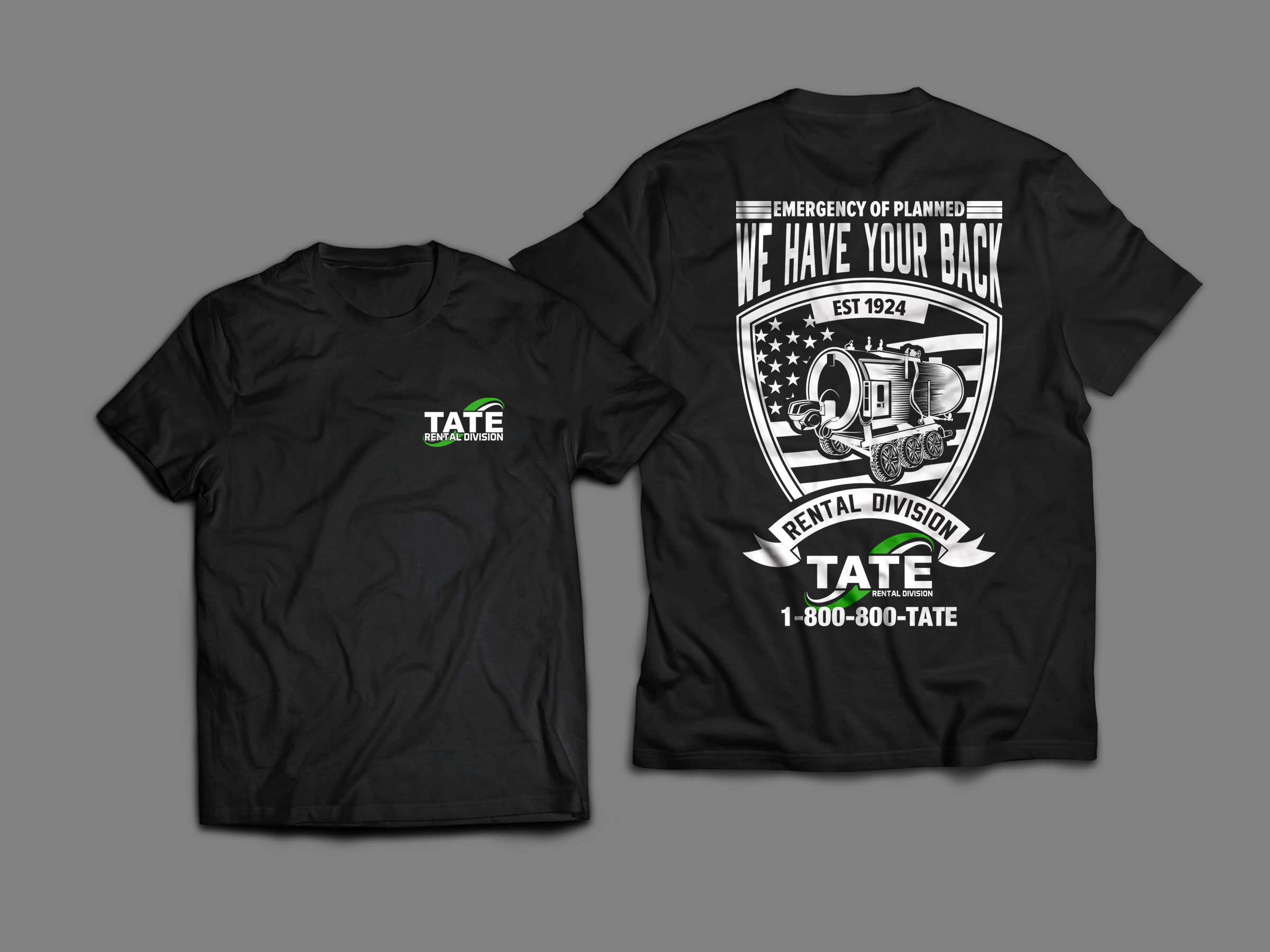 Masculine, Bold, Mechanical Services T-shirt Design for Tate ...