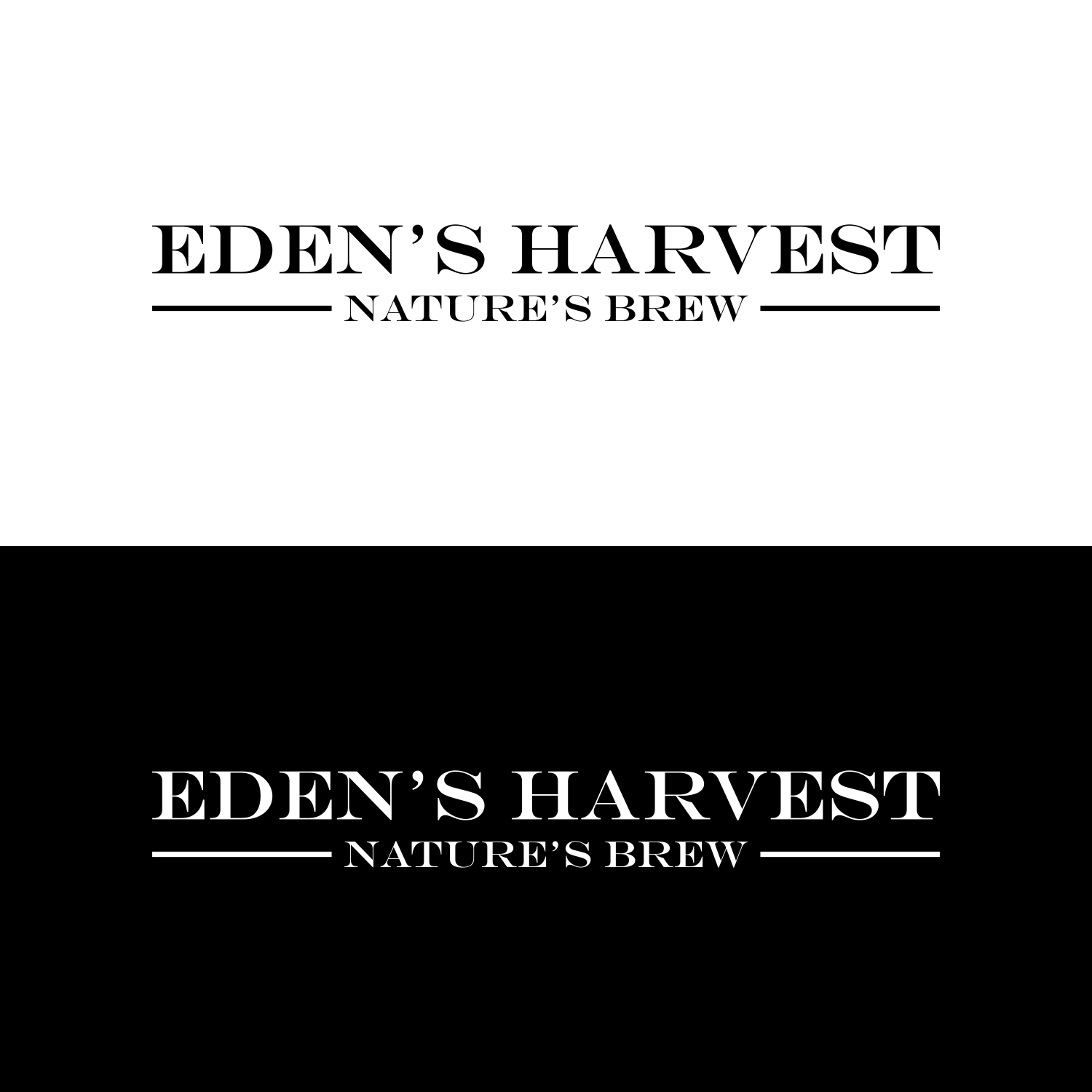 Modern, Colorful, Alcohol Logo Design for Eden's Harvest, Nature's Brew ...