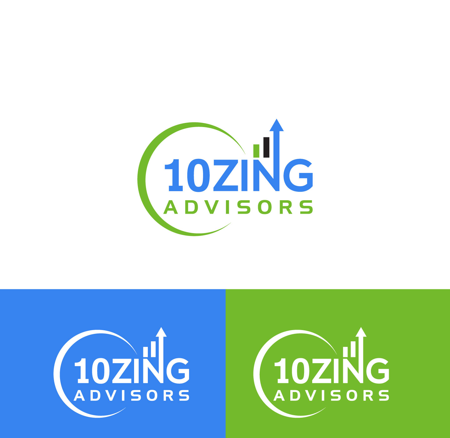 Professional, Serious, Business services Logo Design for 10Zing ...