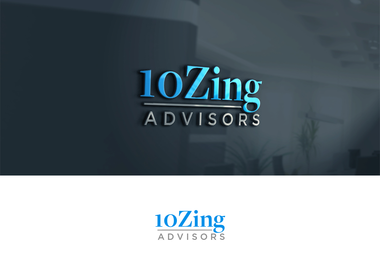 Professional, Serious, Business services Logo Design for 10Zing ...