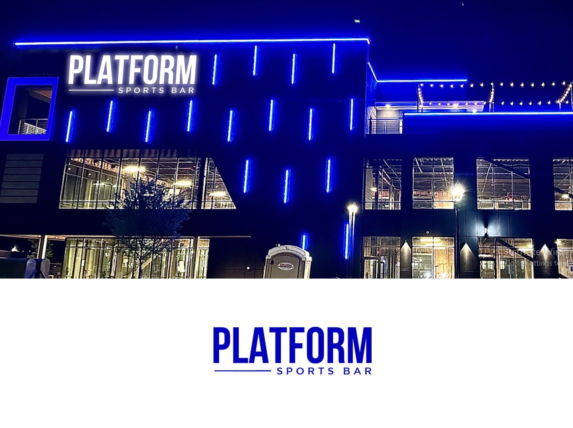 Elegant, Playful Logo Design for PLATFORM SPORTS BAR by AliArts ...