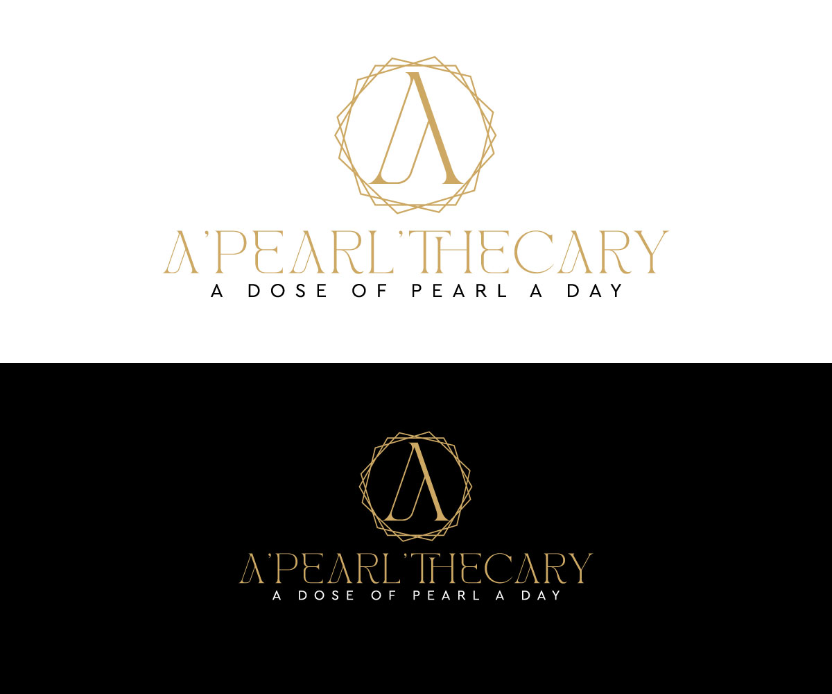 Logo Design for A'pearl'thecary slogan-a dose of pearl a day by ...