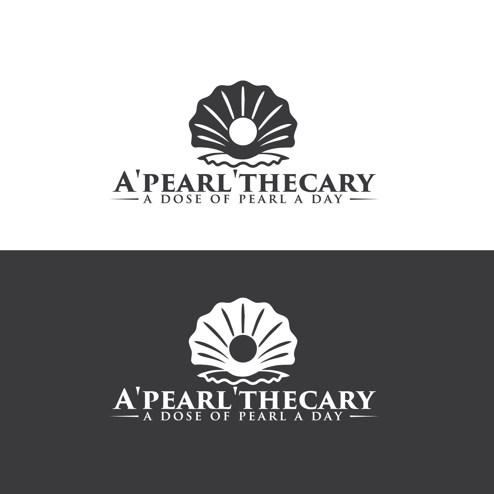Logo Design for A'pearl'thecary slogan-a dose of pearl a day by MD ...