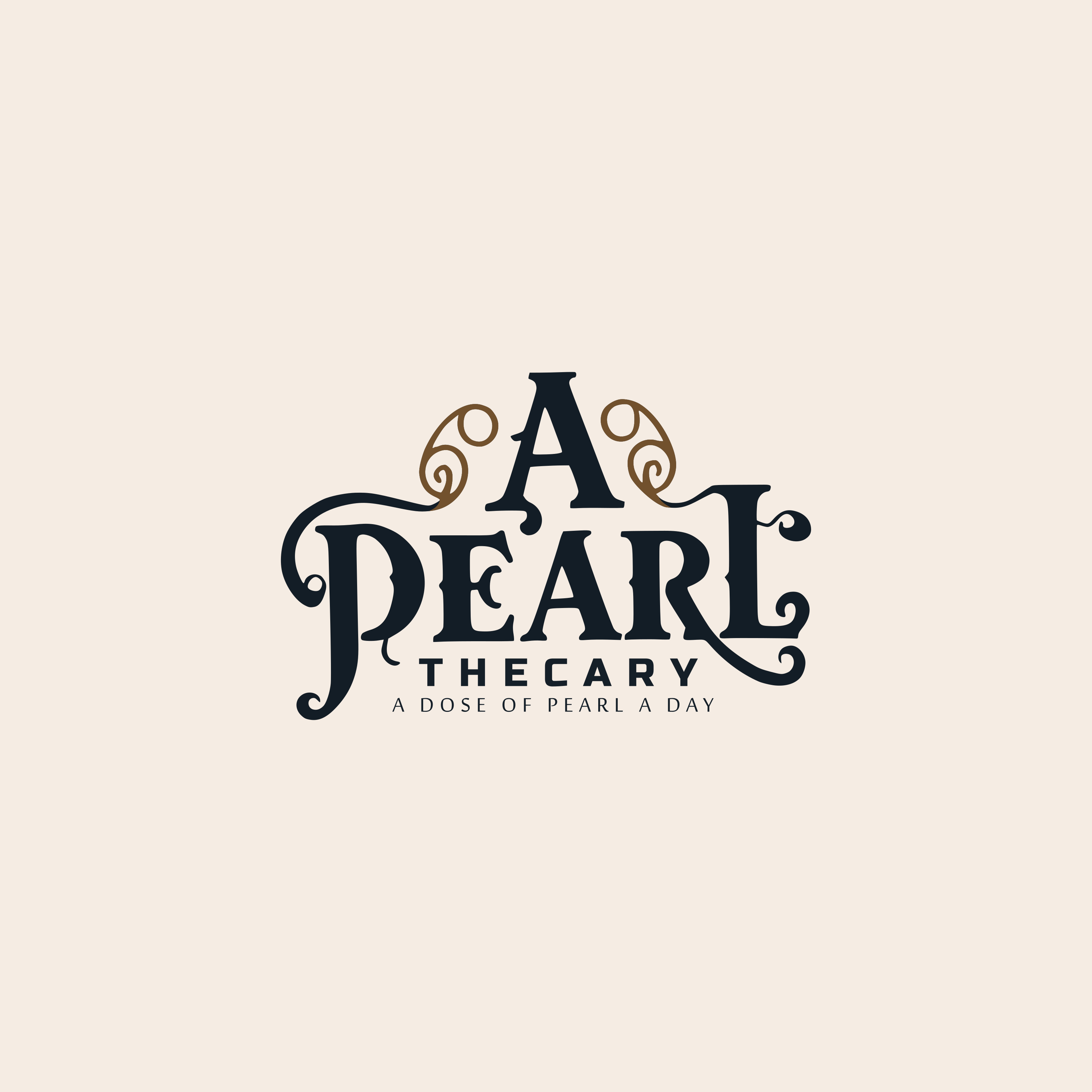 Logo Design for A'pearl'thecary slogan-a dose of pearl a day by ...